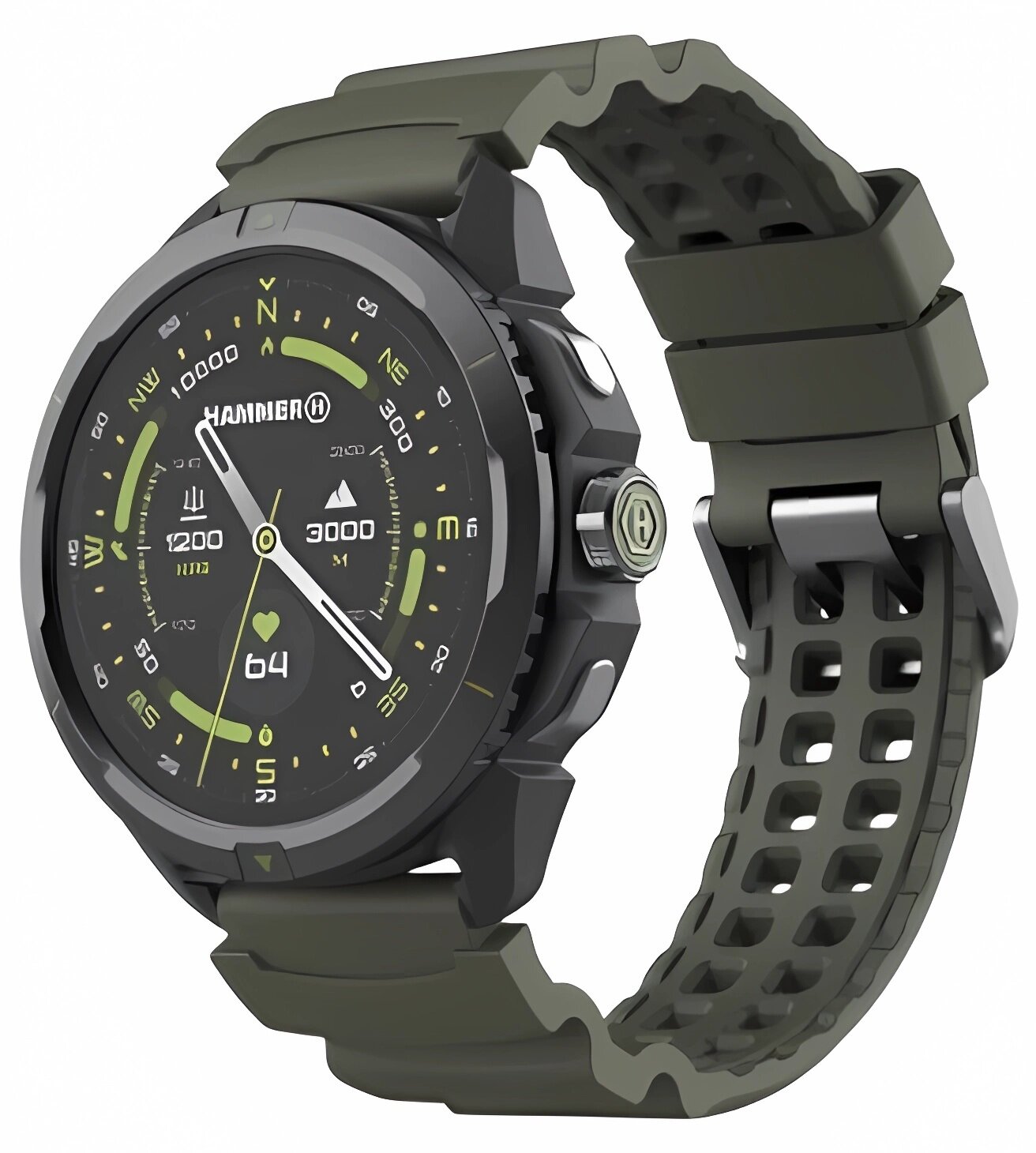 HAMMER Watch 2 Military Edition Czarny Smartwatch - niskie ceny i ...