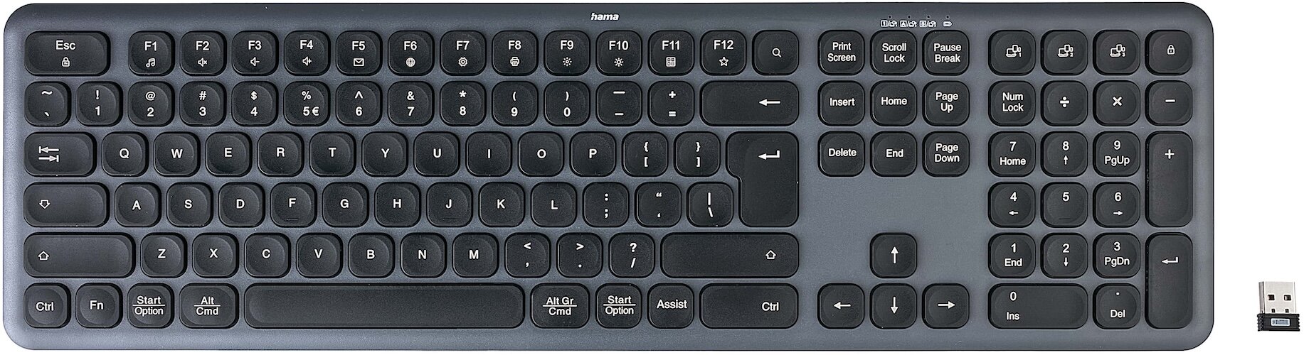 HAMA WK-550 Multi-Device Assist AI Klawiatura - niskie ceny i opinie w ...