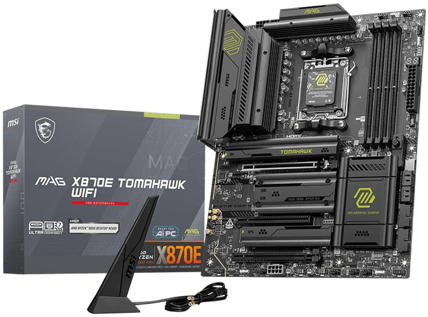 MSI MAG X870E Tomahawk WiFi Płyta główna - niskie ceny i opinie w Media Expert