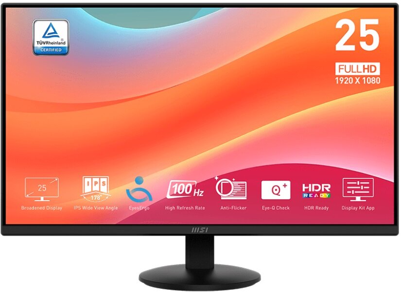 MSI Pro MP252L 24.5" 1920x1080px IPS 1 ms [MPRT] Monitor - niskie ceny ...