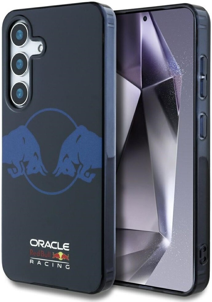 RED BULL Two Bulls Logo MagSafe do Samsung Galaxy S25 Granatowy Etui ...