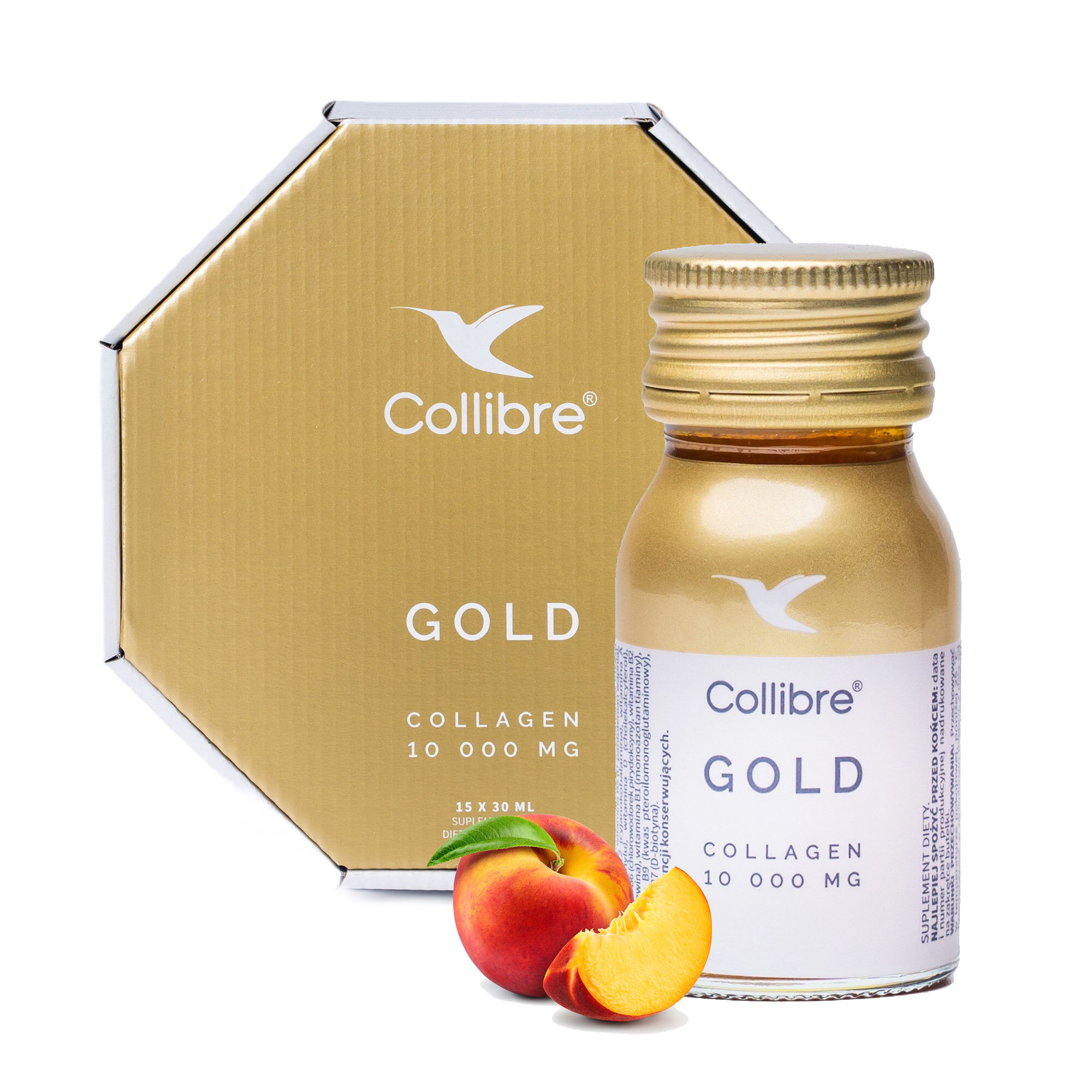 COLLIBRE Gold shot (15 x 30 ml) Kolagen - niskie ceny i opinie w Media ...