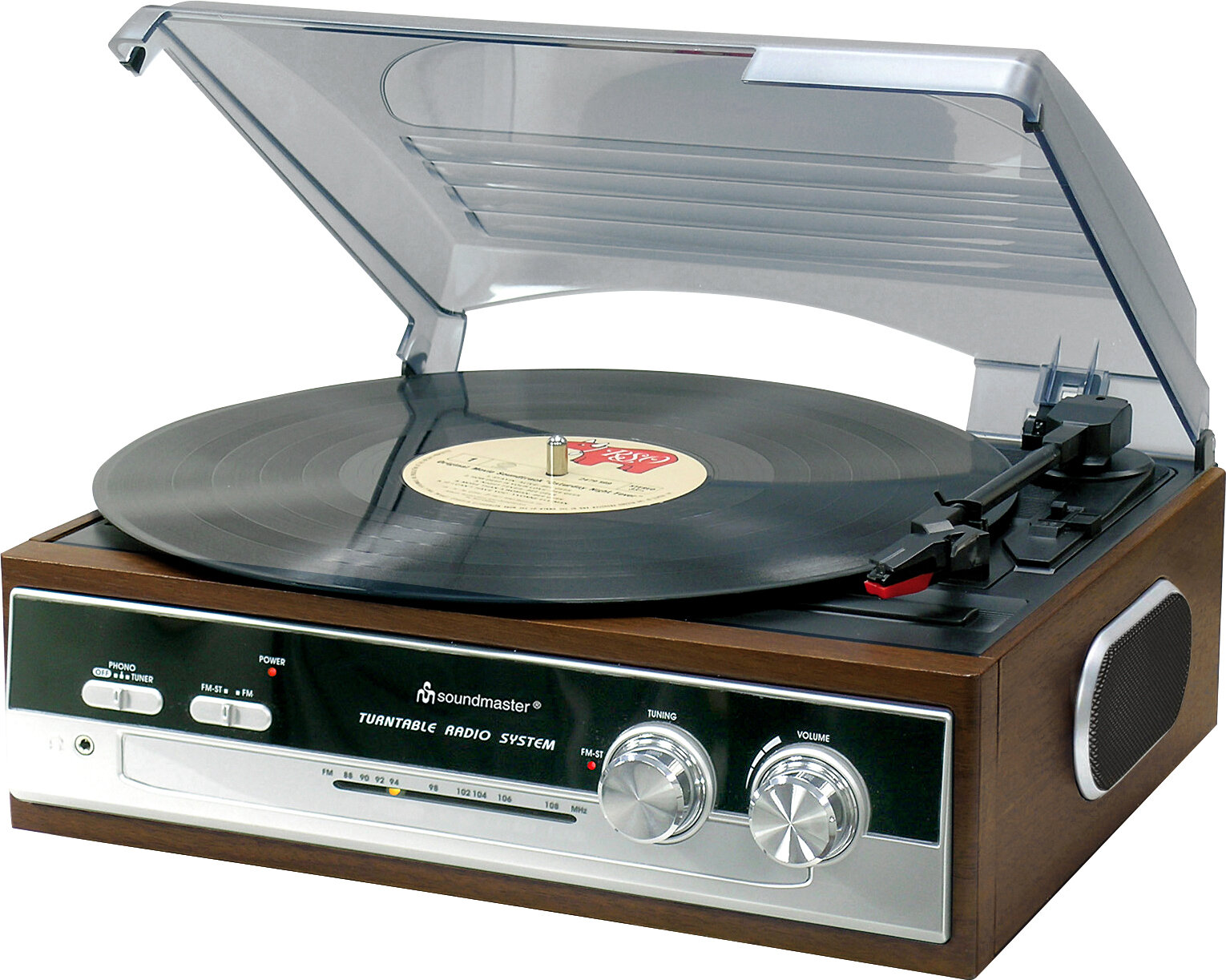 SOUNDMASTER PL186H Brązowy Gramofon - niskie ceny i opinie w Media Expert