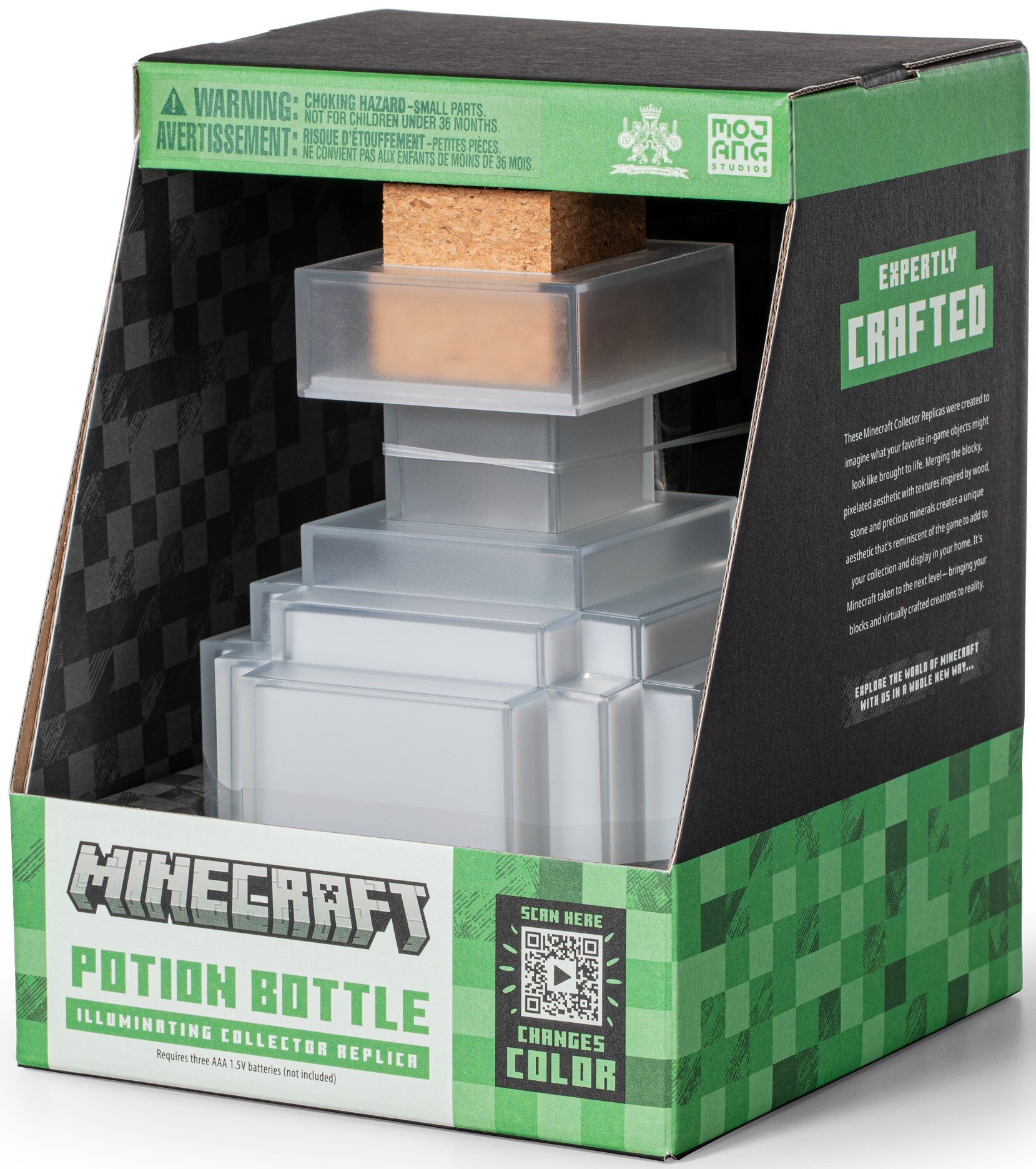 THE NOBLE COLLECTION Minecraft - butelka na eliksir Figurka - niskie ...