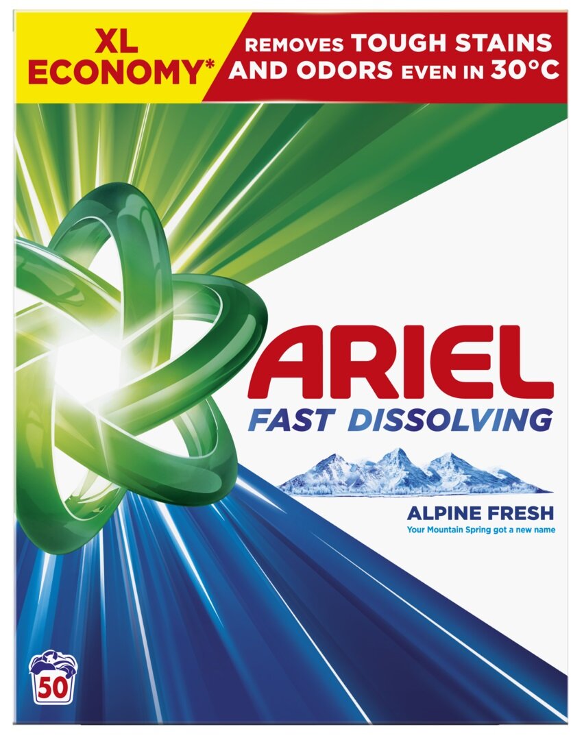 ARIEL Fast Dissolving Alpine Fresh Color 2.75 kg do kolorowych tkanin ...