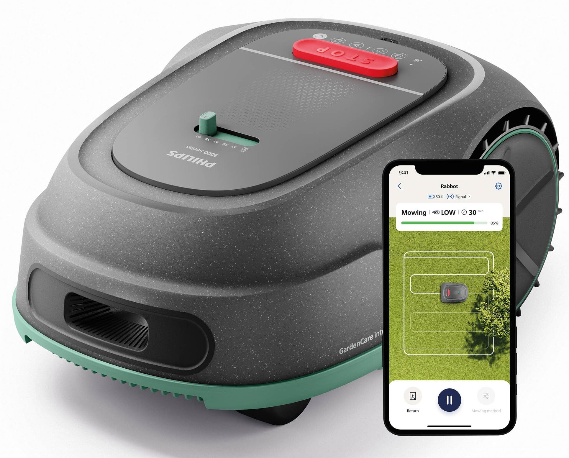 PHILIPS RSL3000 13 + torba do przechowywania robota Robot koszący ...