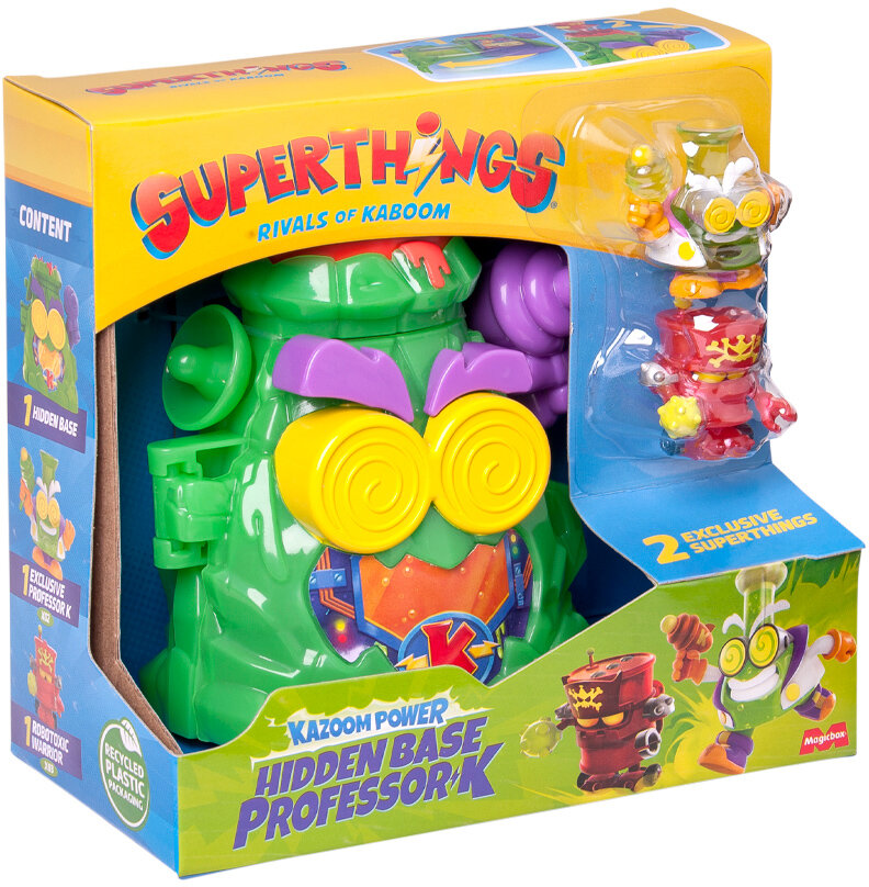 SUPERTHINGS Kazoom Power Hidden Base Professor K PSTSP112IN250 Zabawka ...