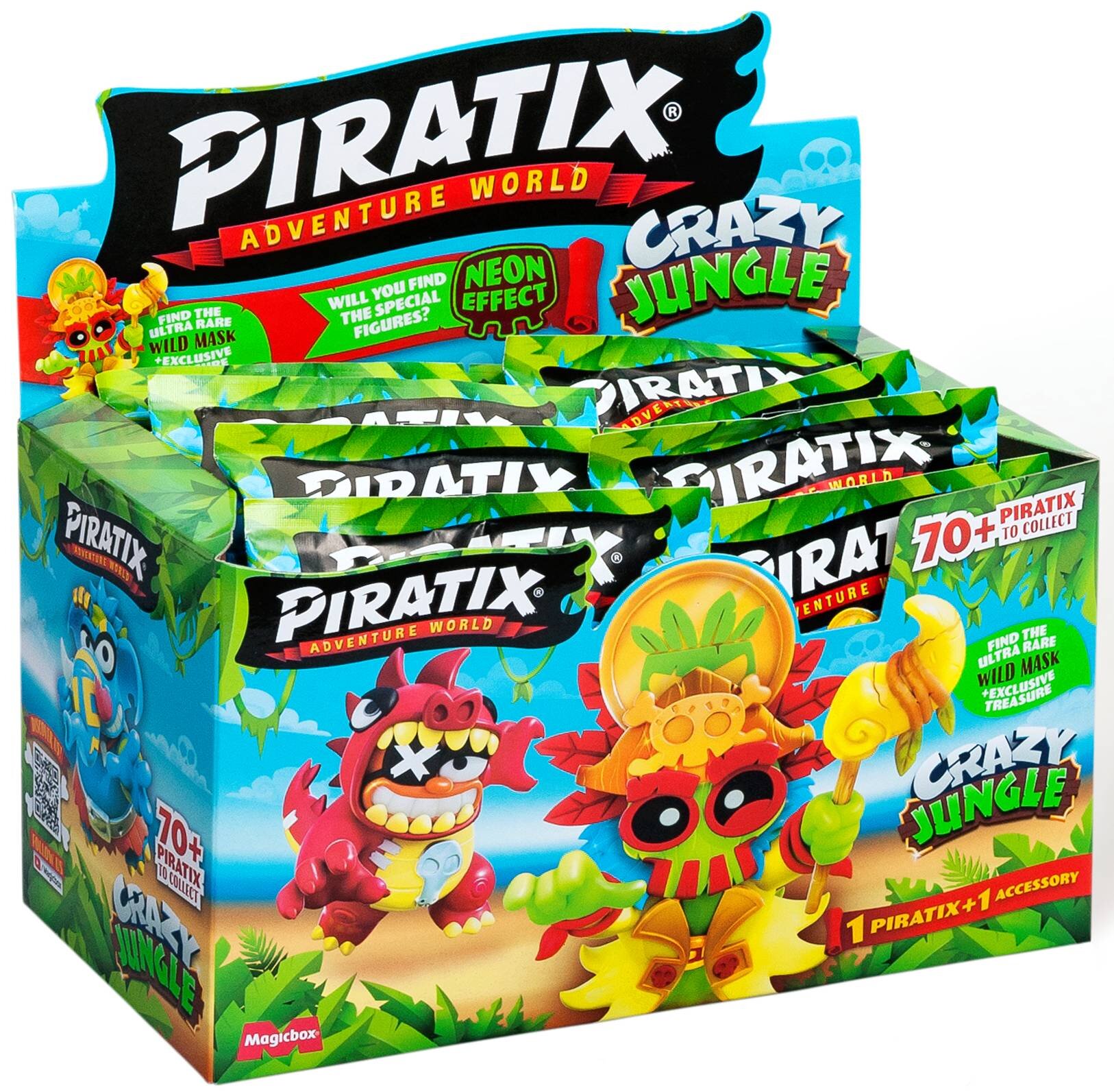PIRATIX Adventure World Crazy Jungle Display (1 figurka) Figurka ...