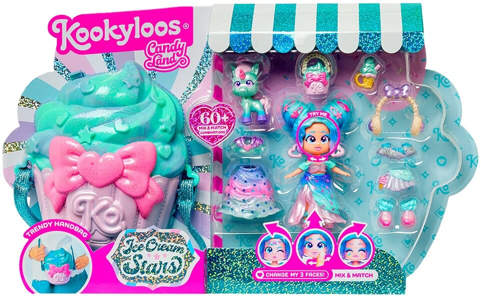 KookyLoos Candy Land Ice Cream Stars PKLSP104IN240 Lalka MAGIC BOX ...