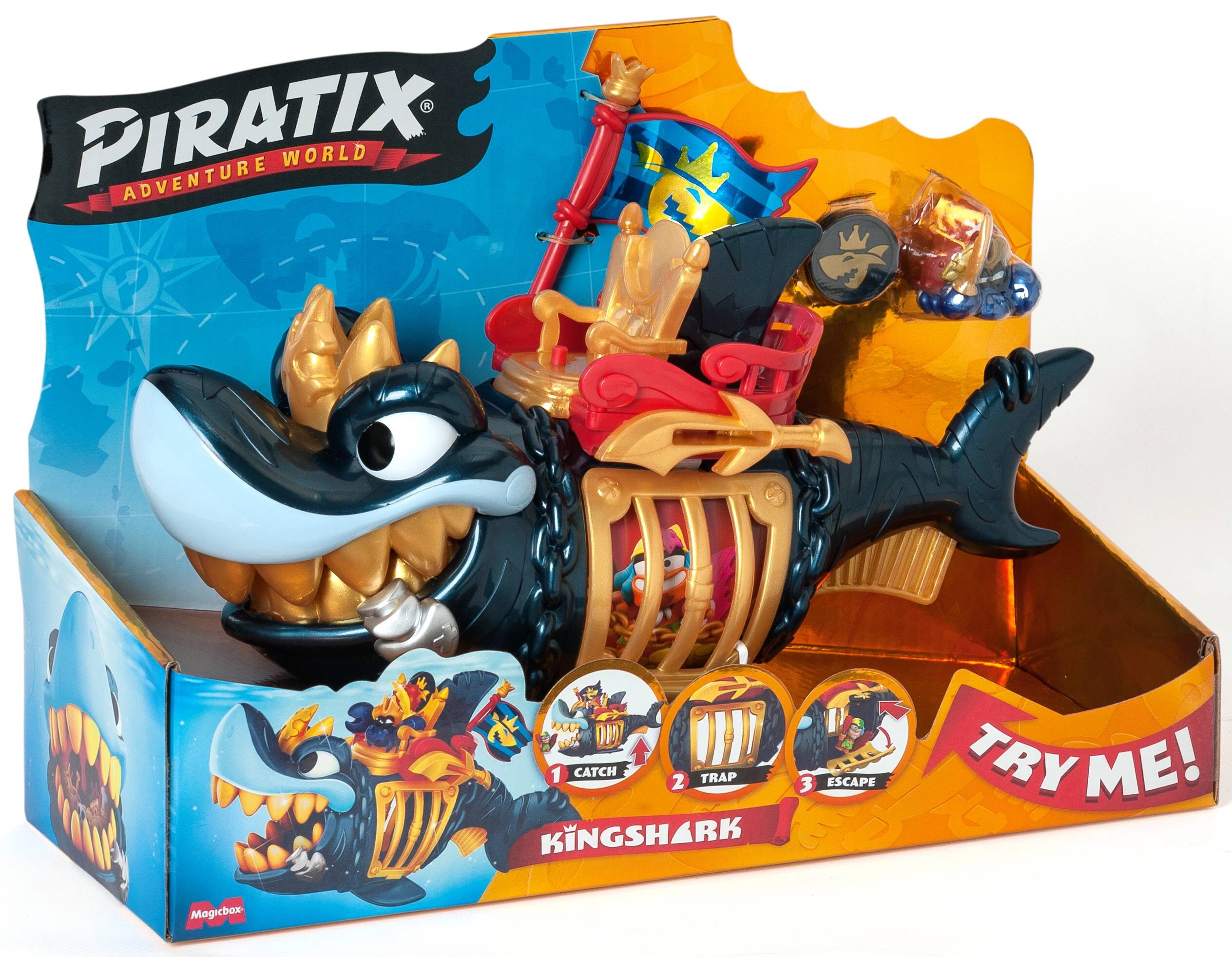 MAGIC BOX Piratix Adventure World King Shark Golden Teeth PPXSP112IN11 ...