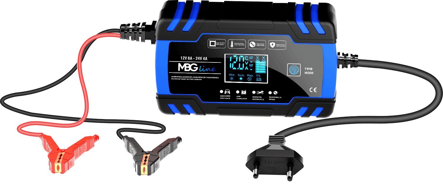 MBG LINE BC8A Pro Prostownik - niskie ceny i opinie w Media Expert