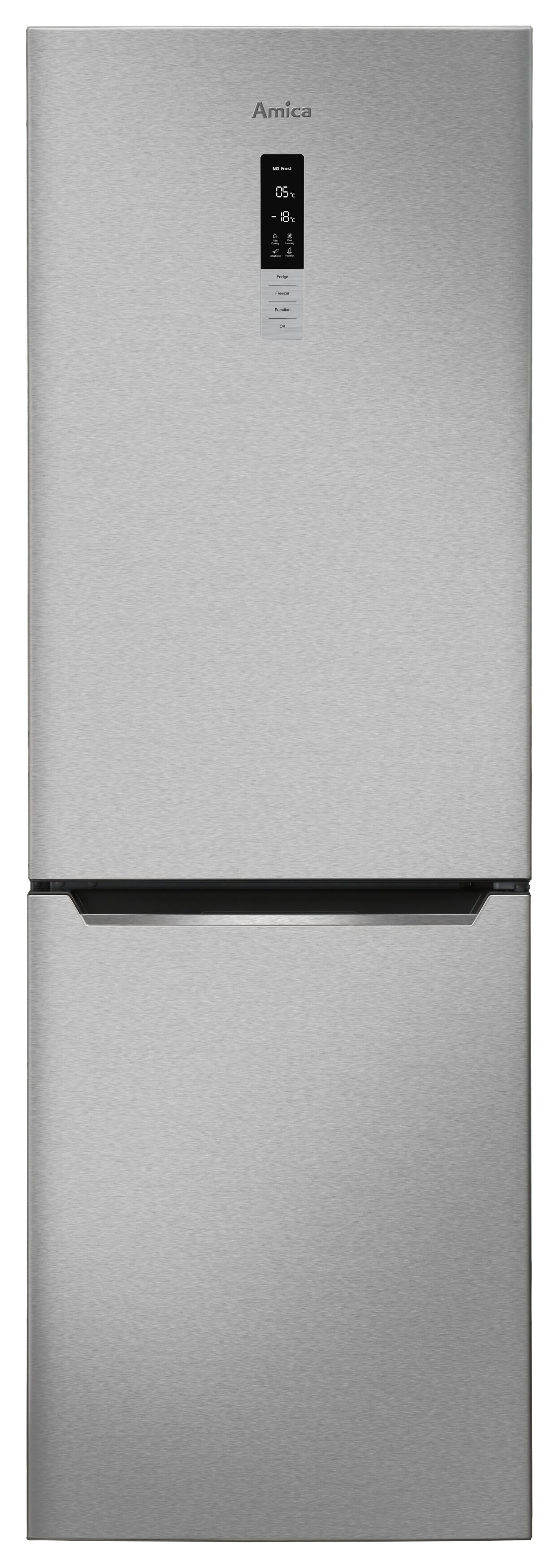 AMICA FK3606T.2DFZX (E) No Frost 185cm Inox Lodówka - niskie ceny i ...