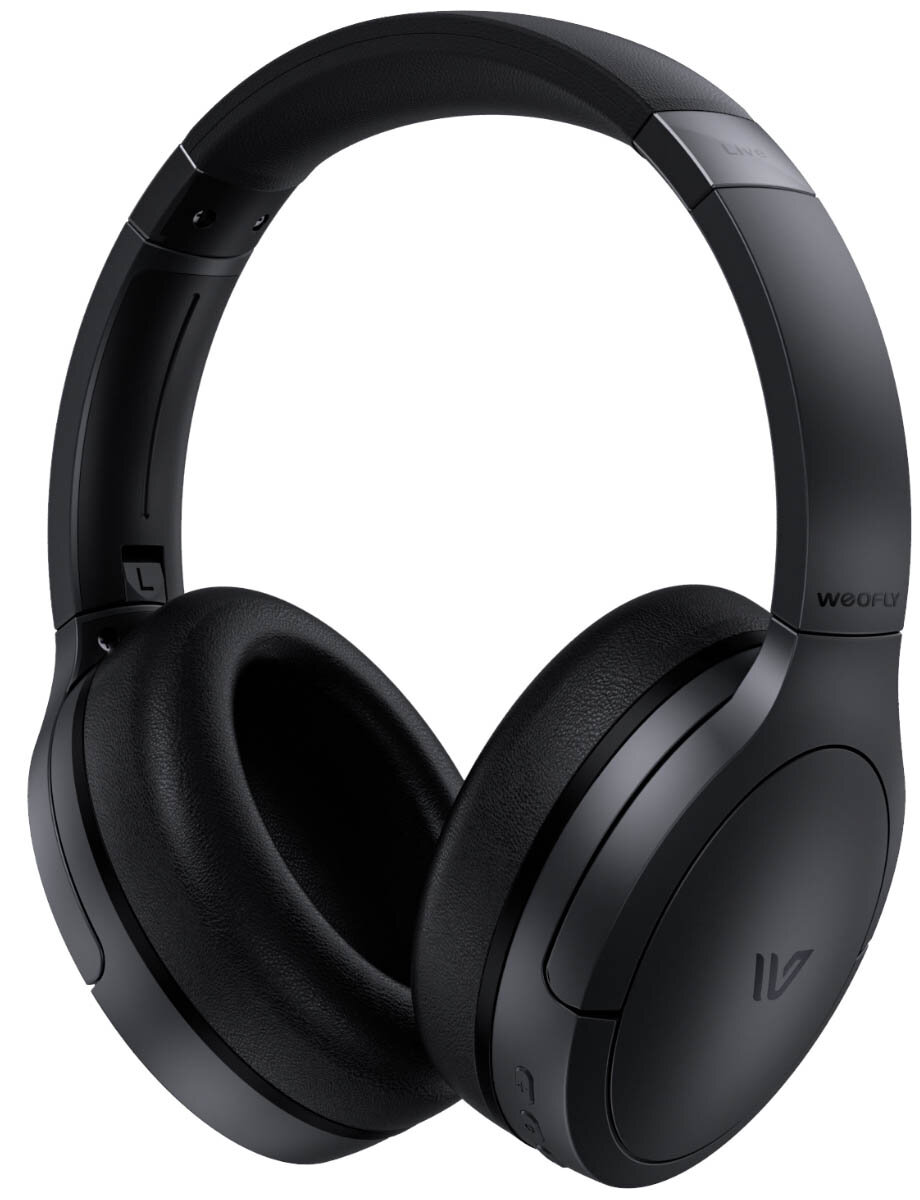 WEOFLY Live ANC Czarny Słuchawki nauszne - niskie ceny i opinie w Media Expert