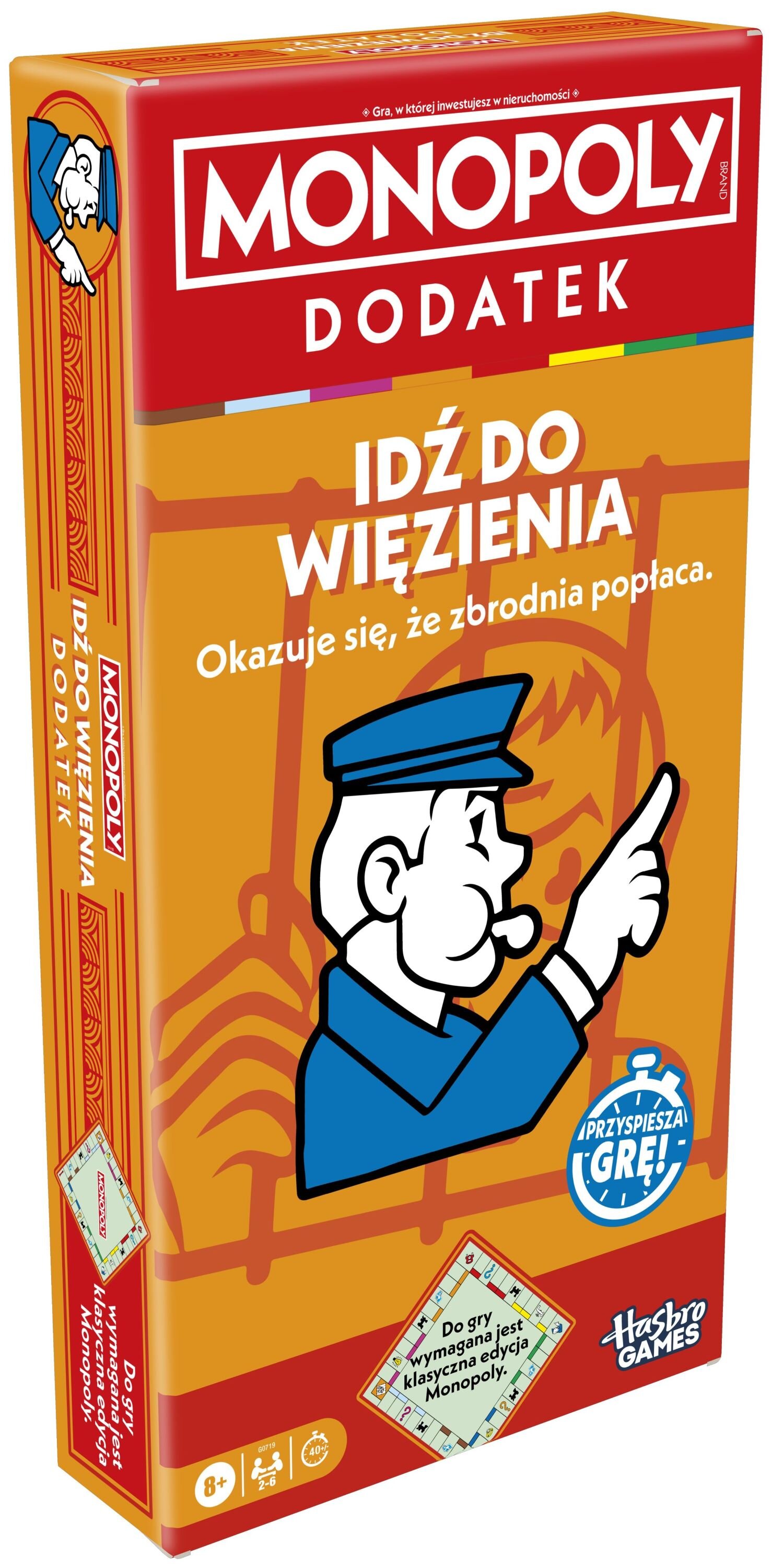HASBRO Monopoly Idź do więzienia G0719120 Dodatek do gry - niskie ceny ...