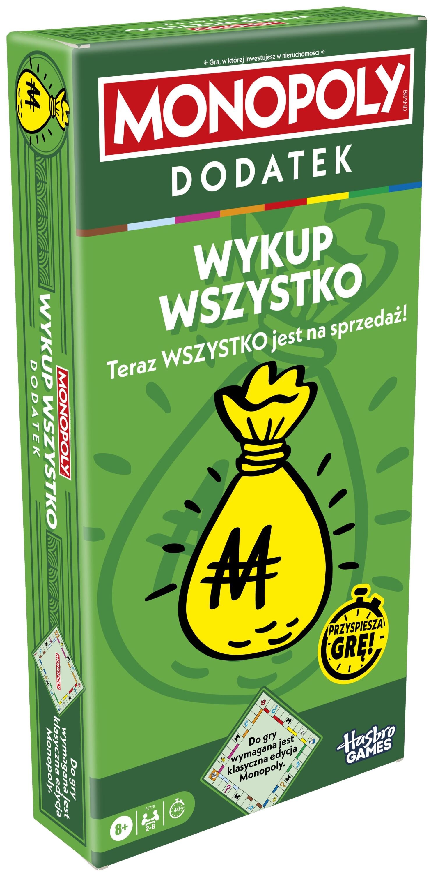 HASBRO Monopoly Wykup wszystko G0720120 Dodatek do gry - niskie ceny i ...