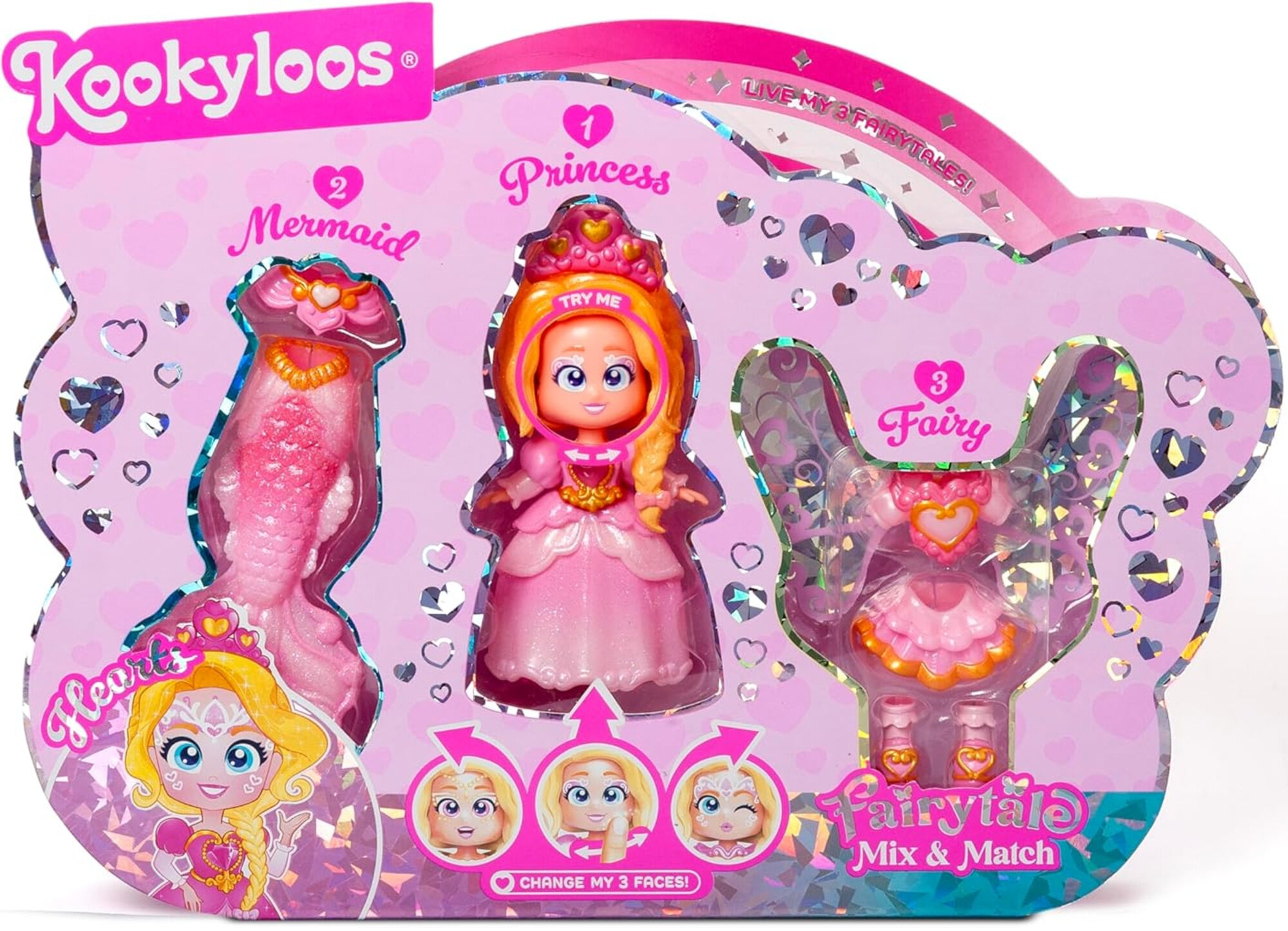 KOOKYLOOS Fairytale Hearts 3w1 1240408 Lalka - niskie ceny i opinie w ...