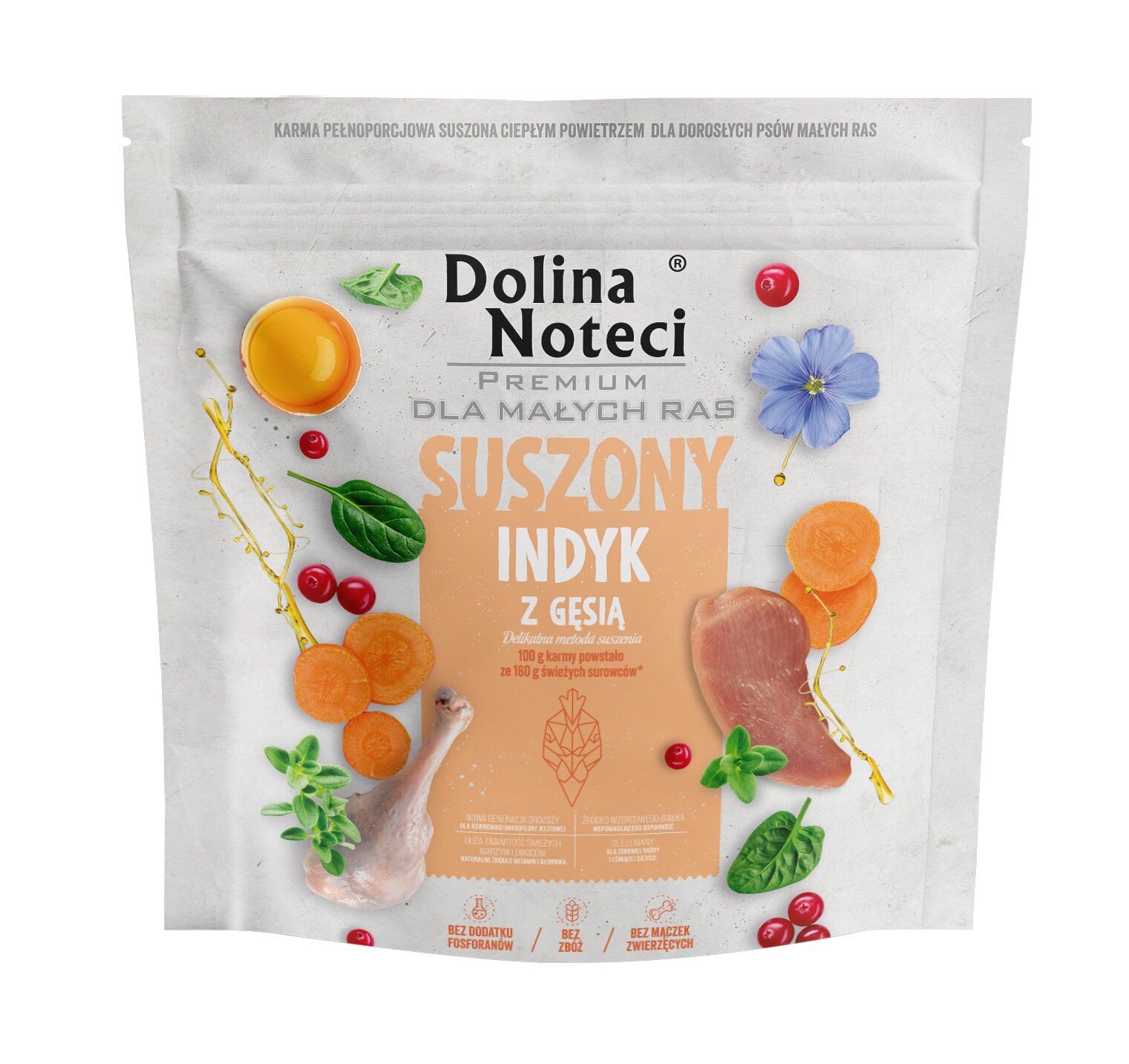DOLINA NOTECI Premium Indyk z gęsią 1 kg Karma dla psa - niskie ceny i ...