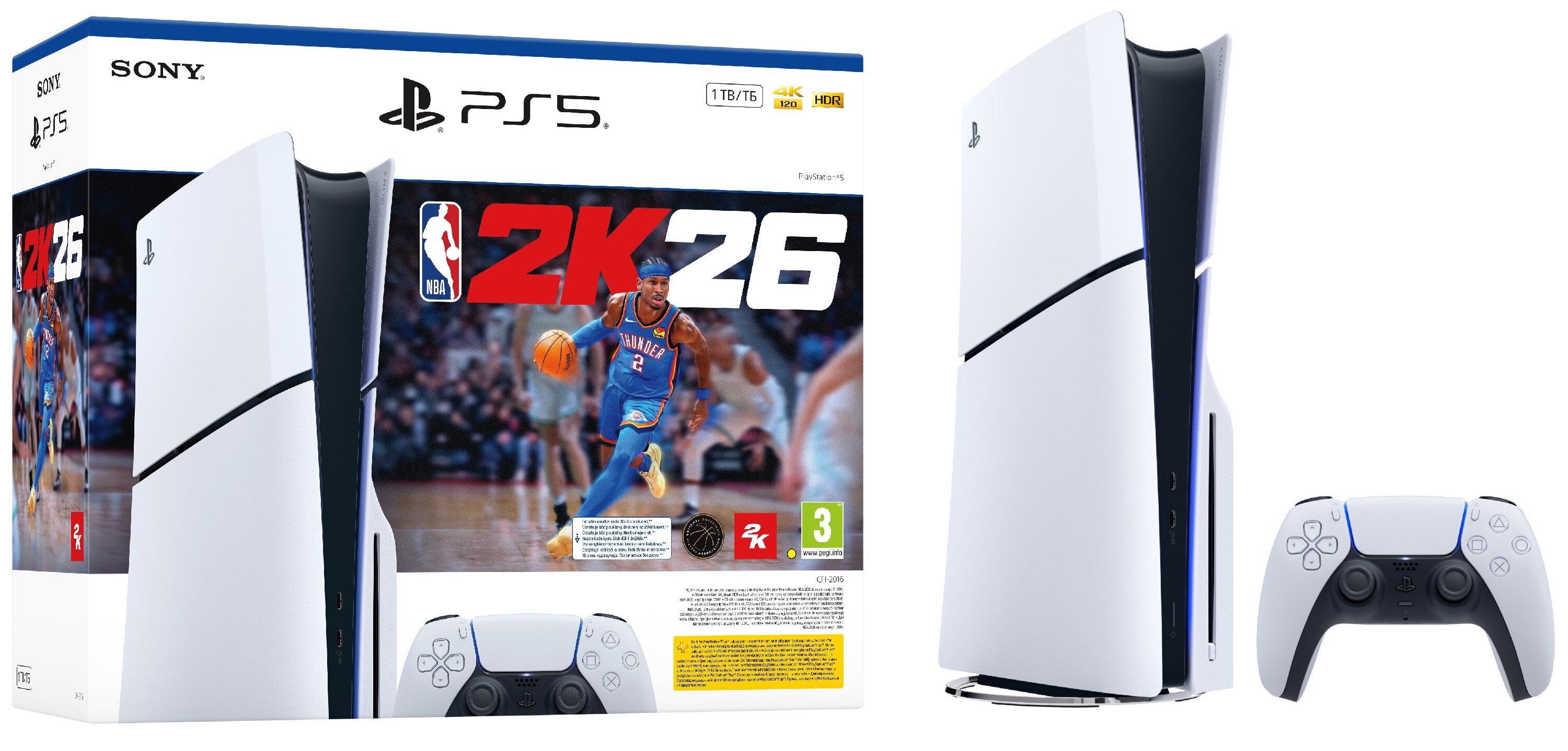 Konsola SONY PlayStation 5 Slim + NBA 2K26 Gra PS5 - niskie ceny i ...