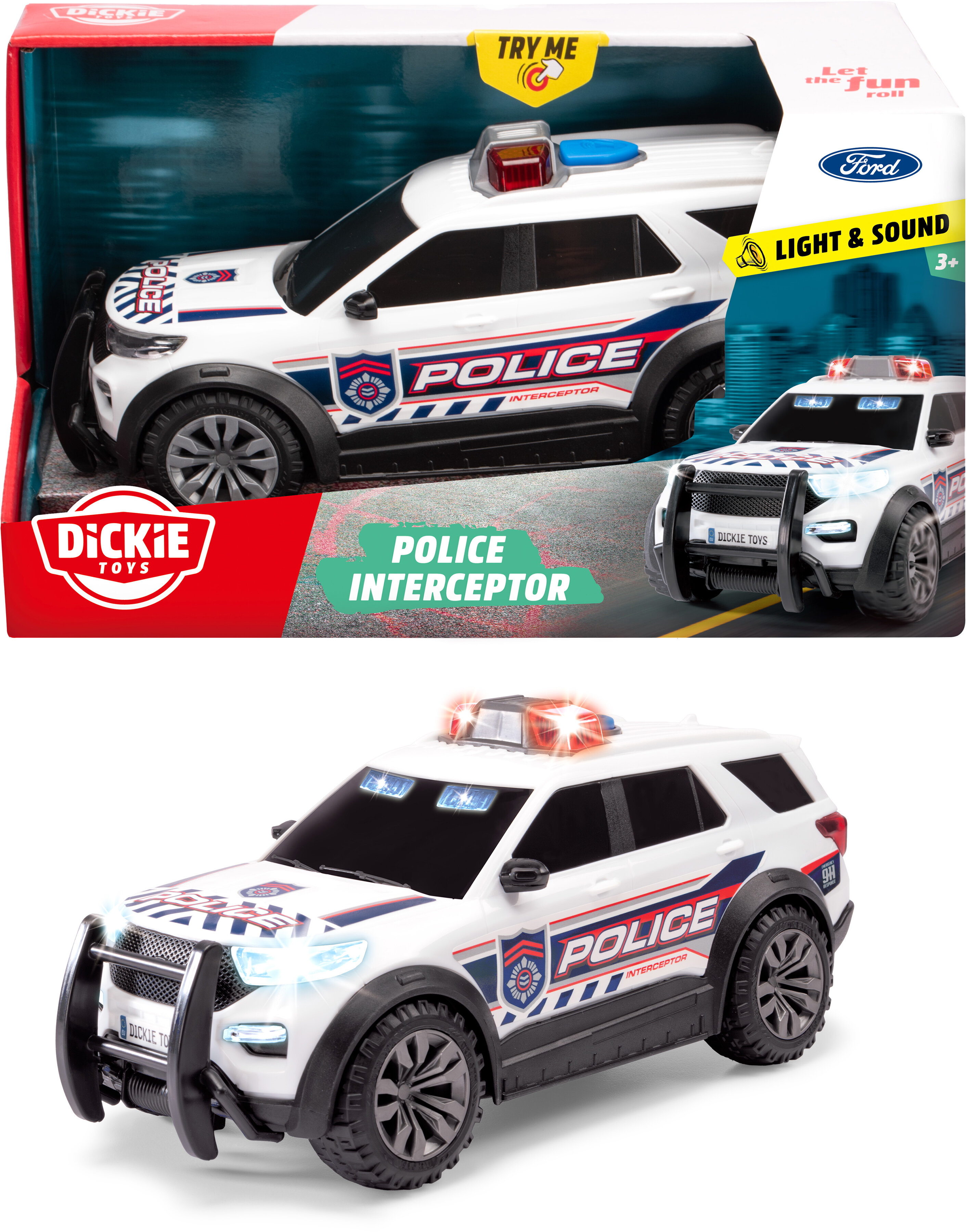 DICKIE TOYS SOS Ford Interceptor 203714025 Samochód - niskie ceny i ...