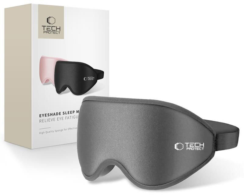 TECH-PROTECT Eyeshade Sleep Mask Szary Maska na oczy - niskie ceny i ...