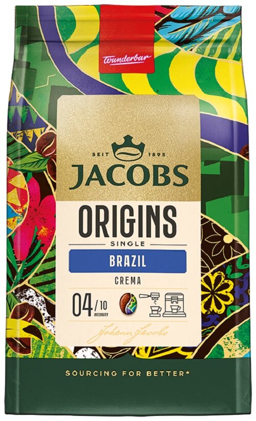 JACOBS Origins Single Brazil 200g Kawa ziarnista - niskie ceny i opinie ...
