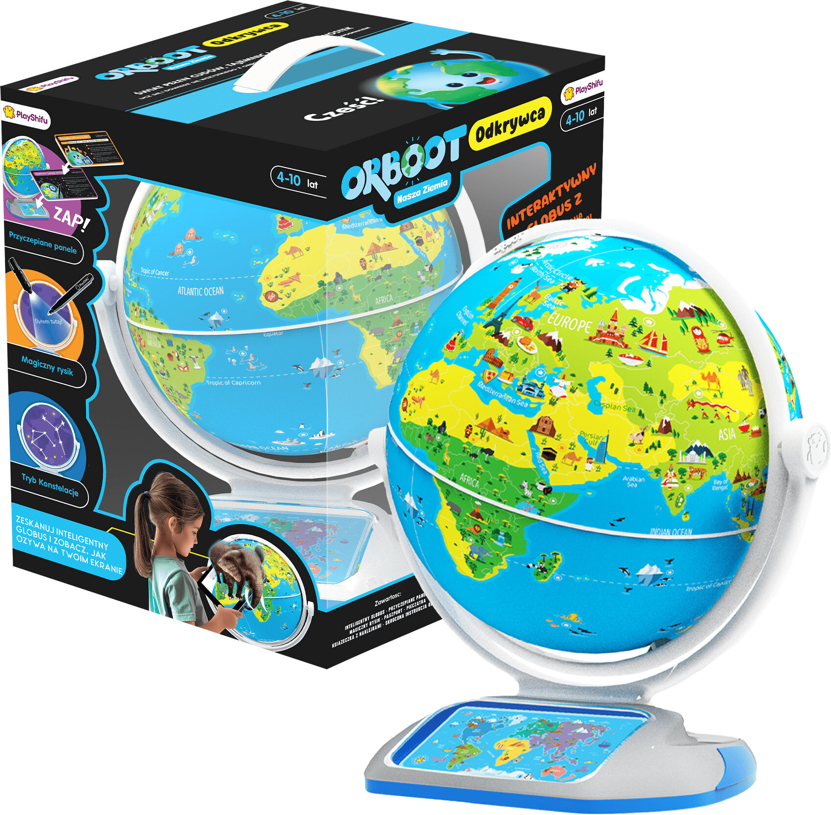 PLAYSHIFU Orboot Explorer Odkrywca 011-SHIFU072 Zabawka edukacyjna ...