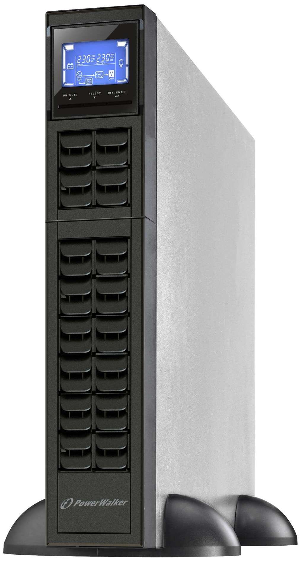 POWERWALKER VFI 2000 CRM LCD 2000VA 1600W Zasilacz UPS - niskie ceny i ...