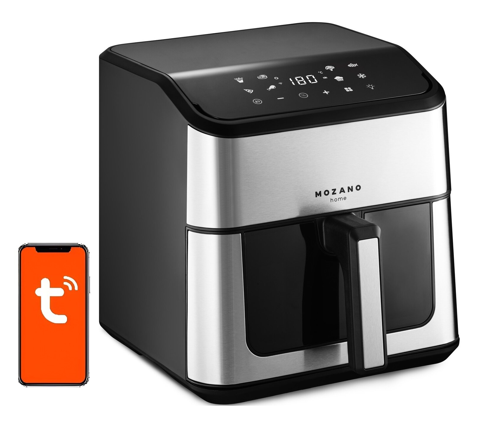 MOZANO AirFry Chef 8L WiFi Air Fryer Frytkownica beztłuszczowa - niskie ...