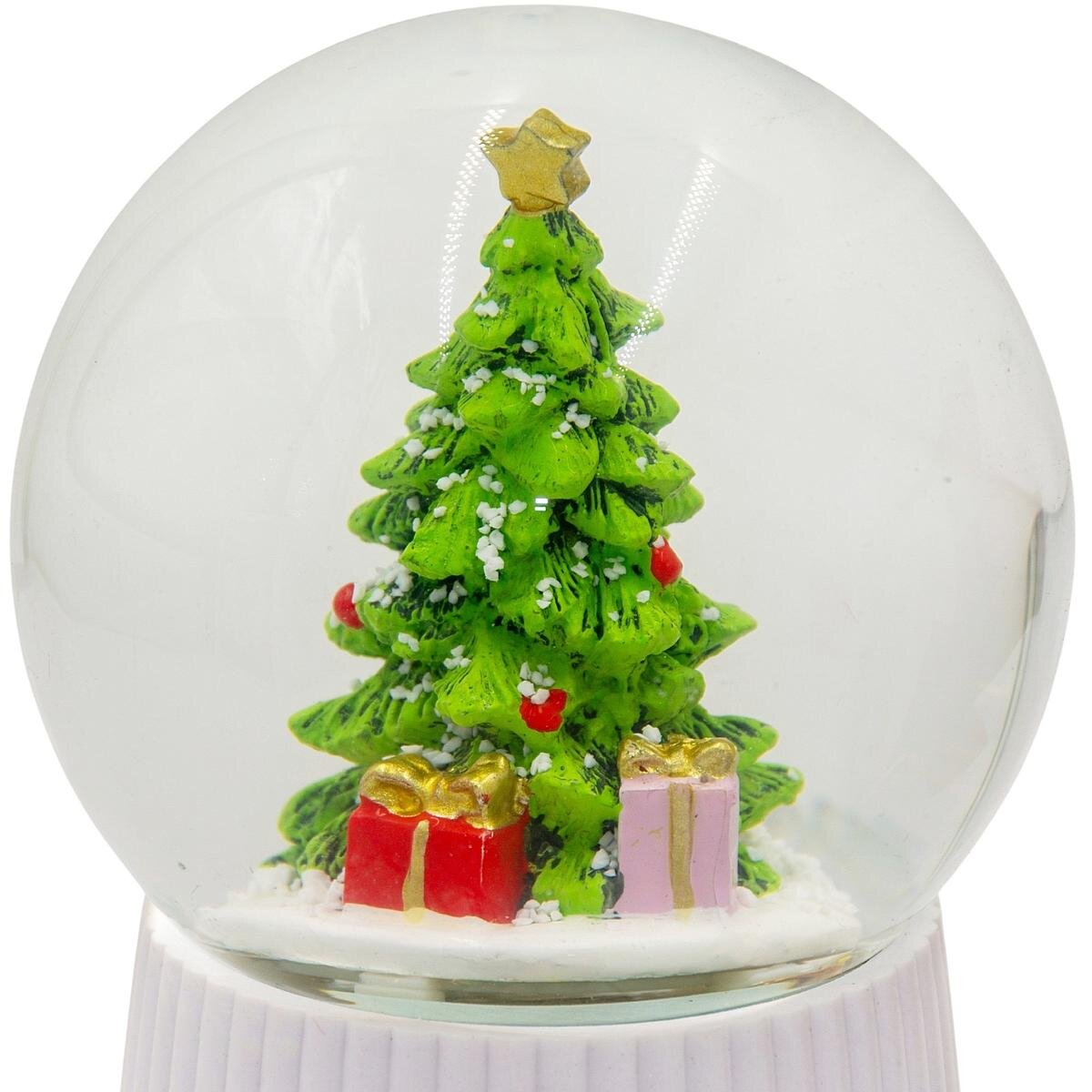 CHRISTMAS DECORATION Choinka 14.7 cm Kula śnieżna LED - niskie ceny i ...