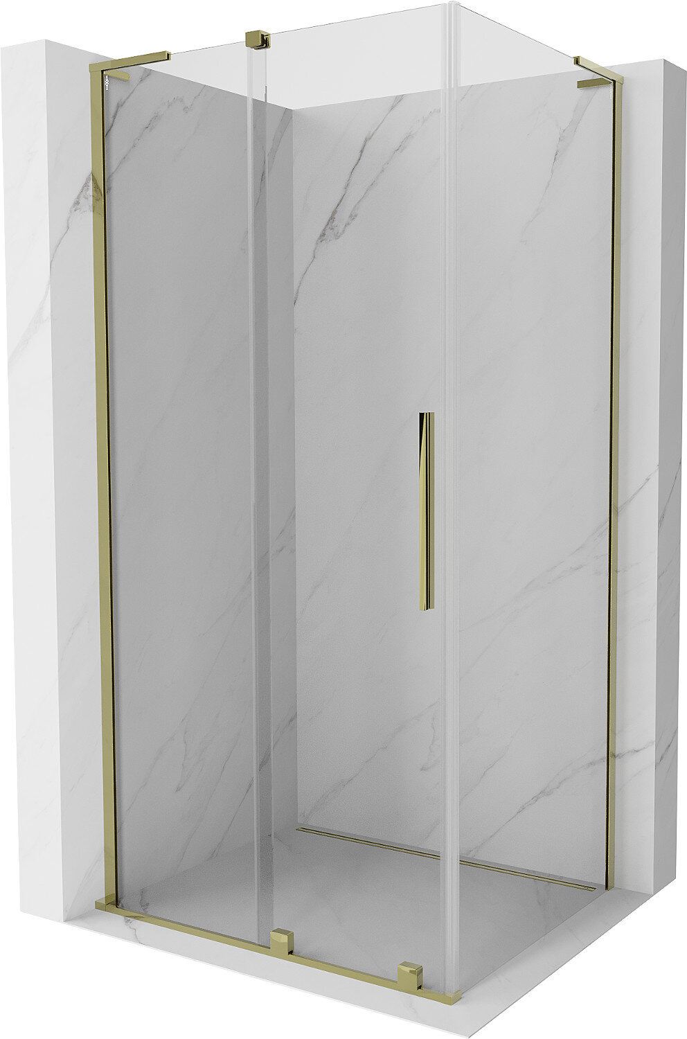 Mexen Velar L kabina prysznicowa rozsuwana 120 x 110 cm, transparent ...