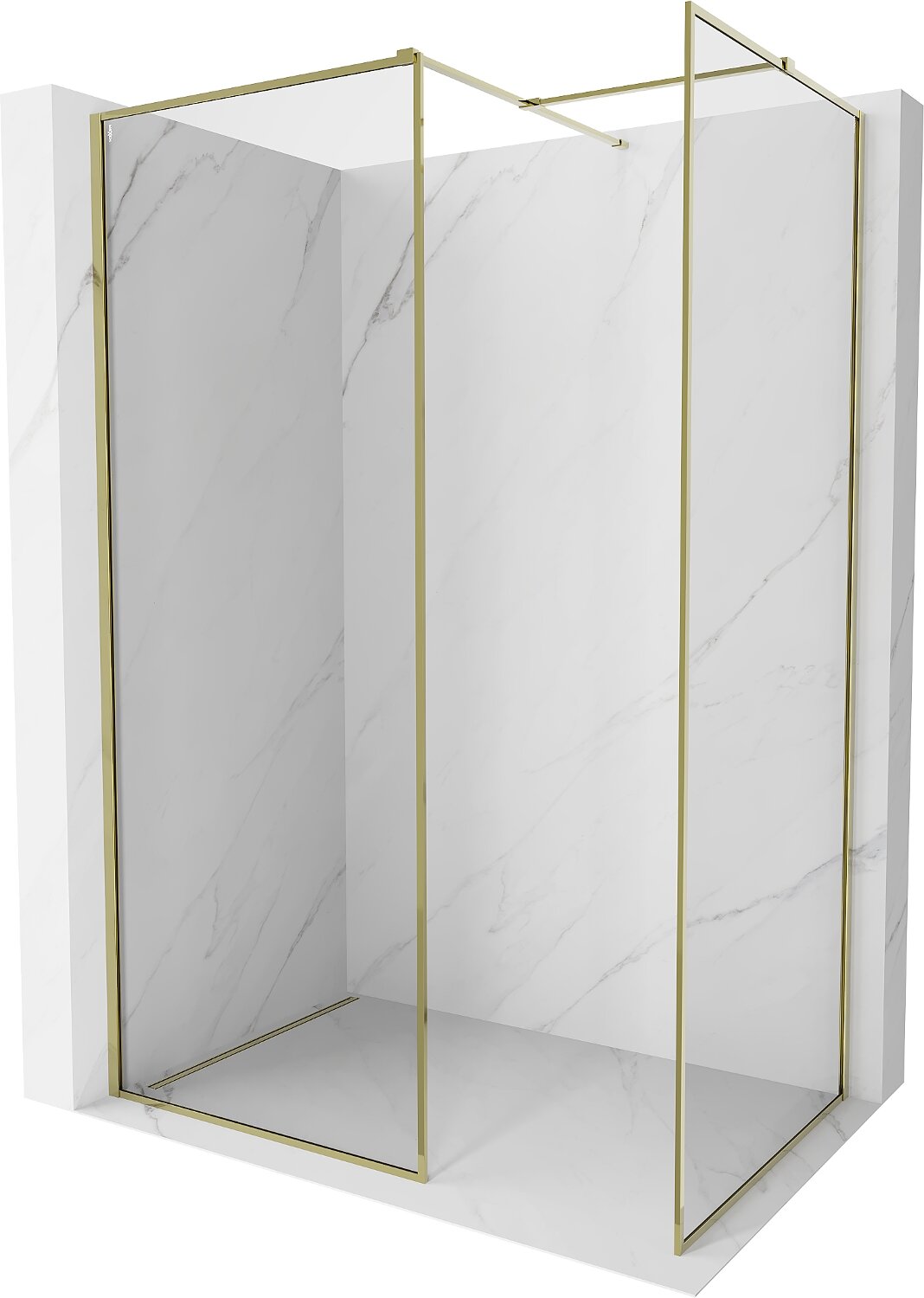 Mexen Kioto-F ścianka prysznicowa Walk-in z ramką 80 x 75 cm ...