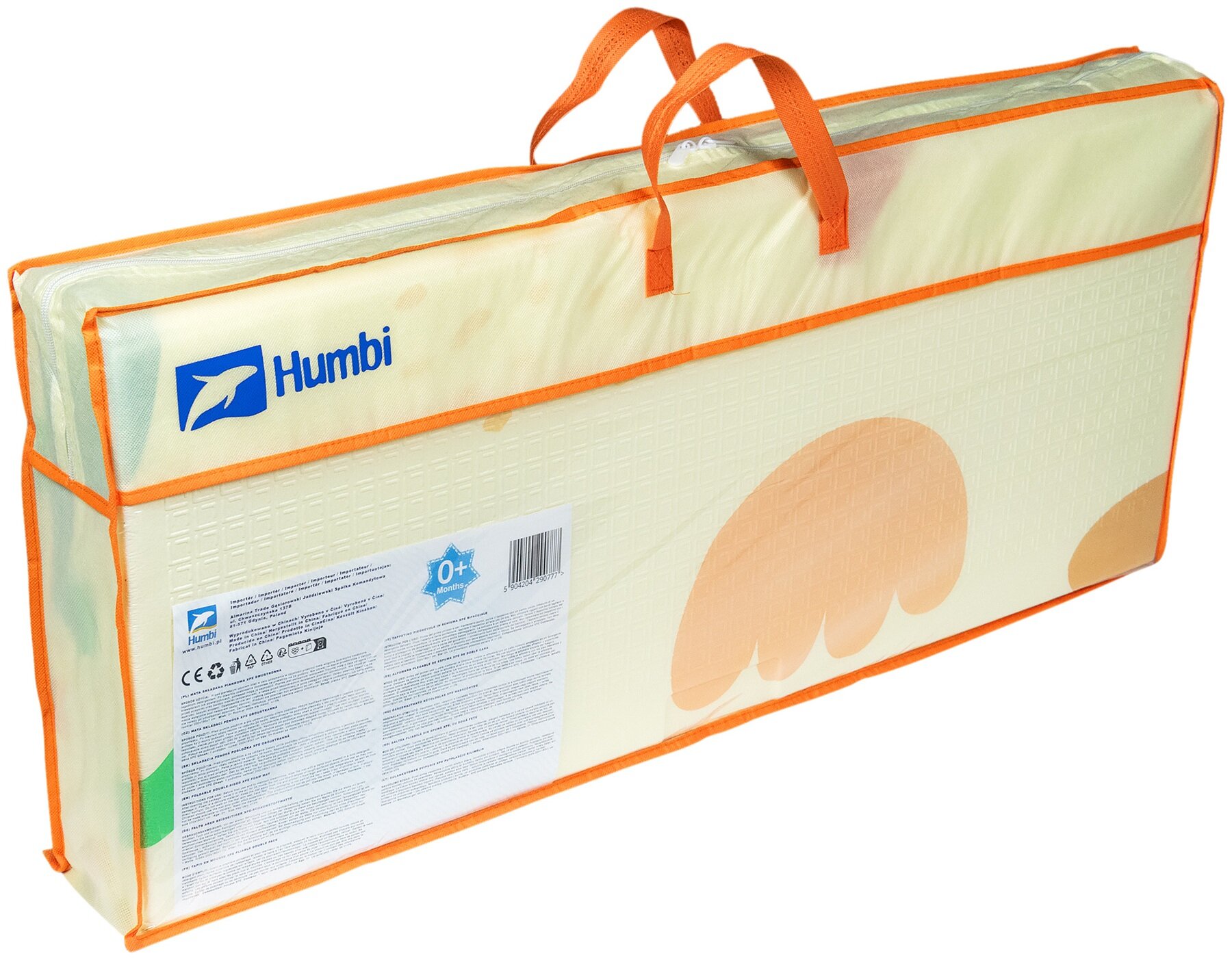 HUMBI Składana 200 x 180 x 10 cm Kształty Słońce Księżyc 9077 Mata ...