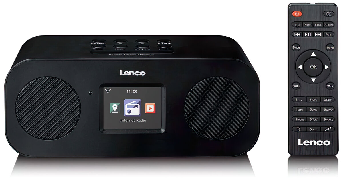 LENCO DIR-121BK Czarny Radio internetowe - niskie ceny i opinie w Media ...