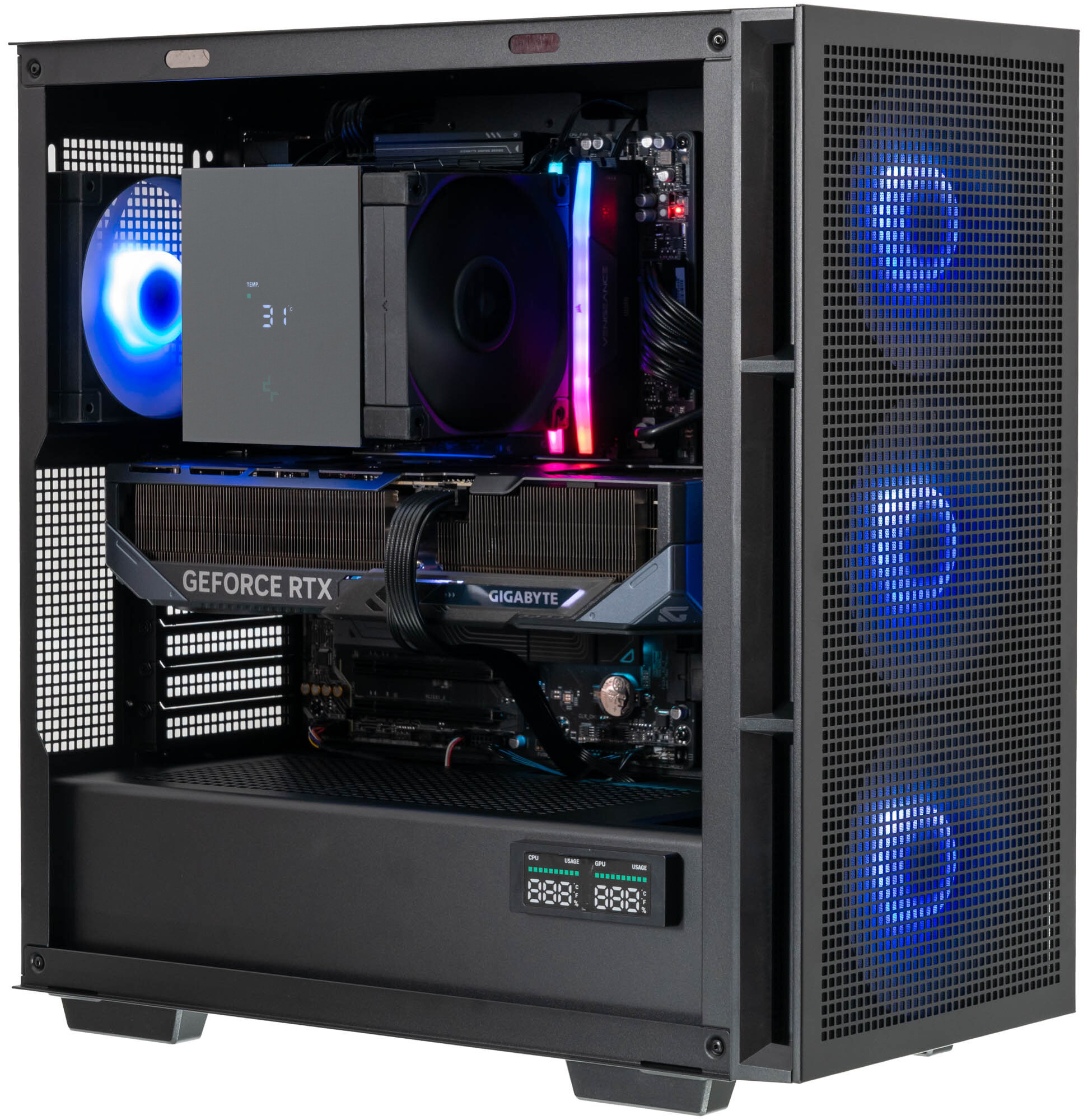 MAD DOG GeForce RTX5090 DLSS 4 Reflex Edition 2 DEEPCOOL-A24DR64 R7 ...