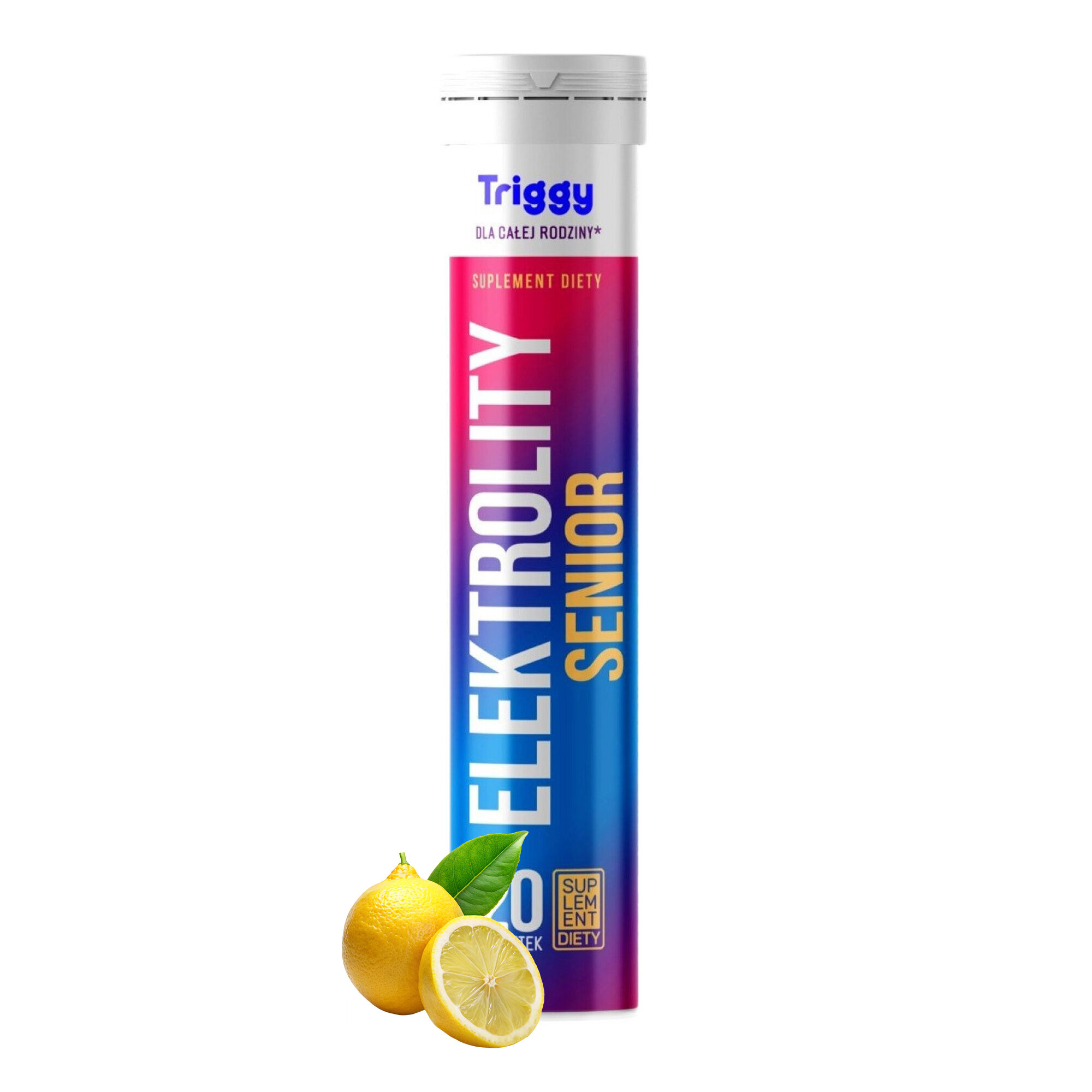 TRIGGY Senior Cytrynowy (20 tabletek) Elektrolity - niskie ceny i ...