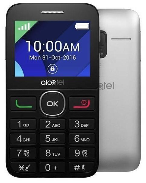 ALCATEL 20.08 Srebrny Telefon - niskie ceny i opinie w Media Expert