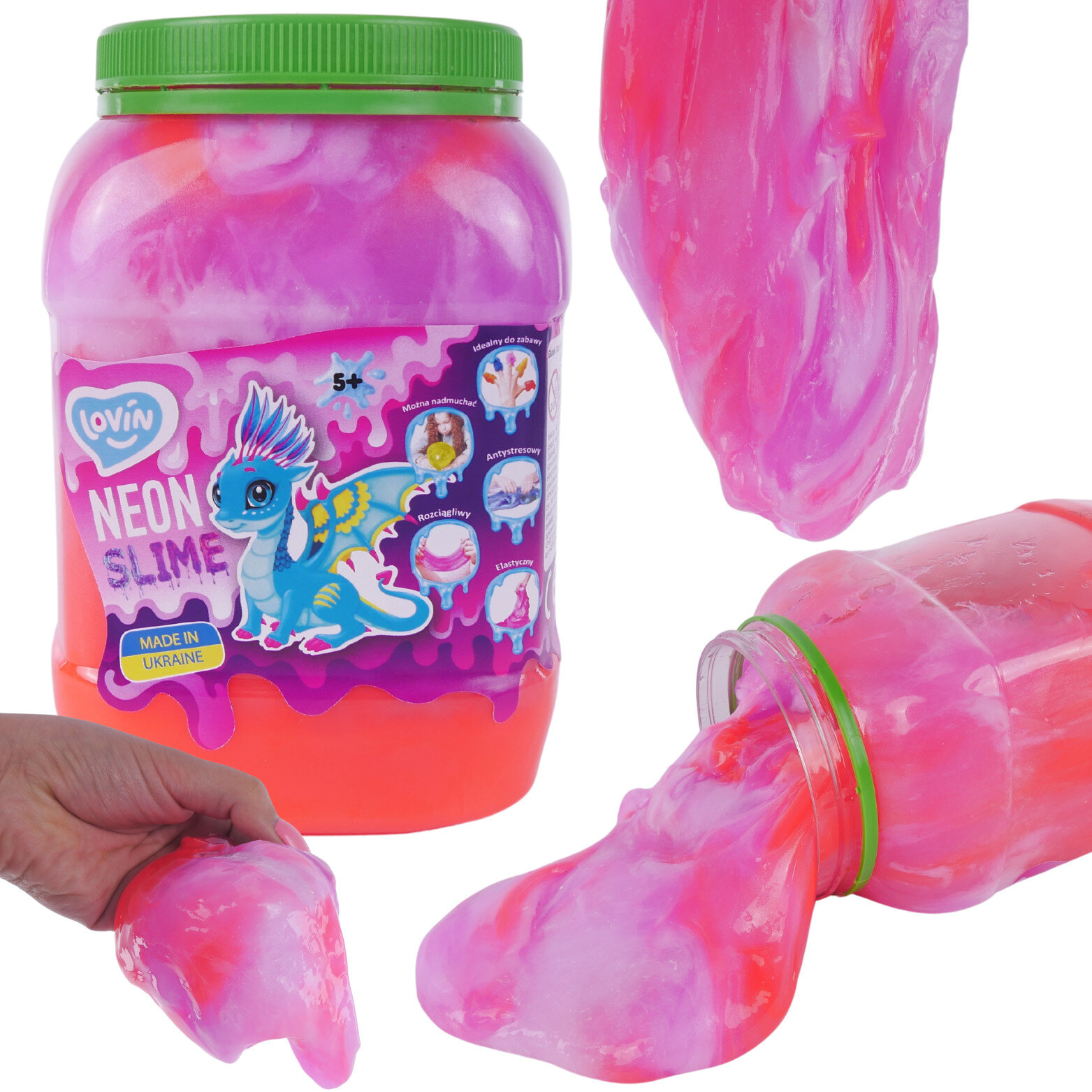 Glutek Slime Neon 1150ml 80161 - niskie ceny i opinie w Media Expert