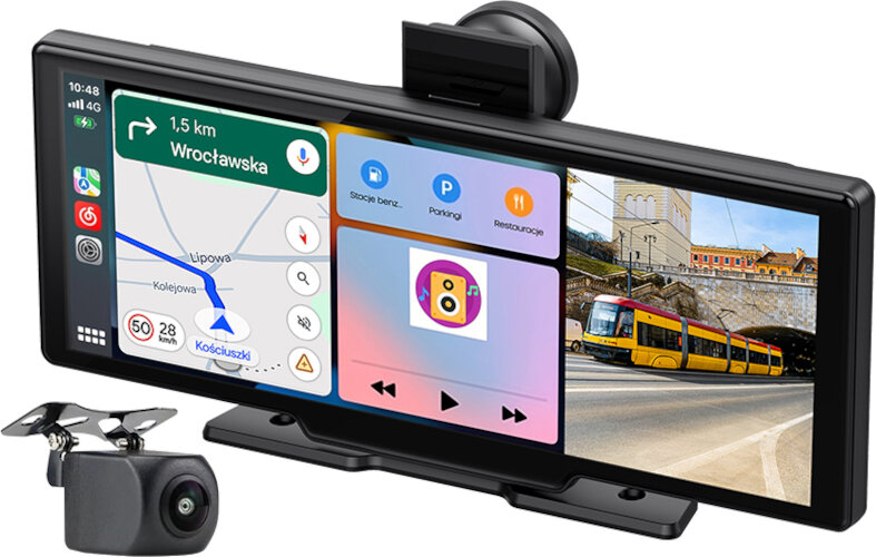 TRACER CR-Play 10.2 CarPlay Android Auto + Kamera tył Samochodowy ...