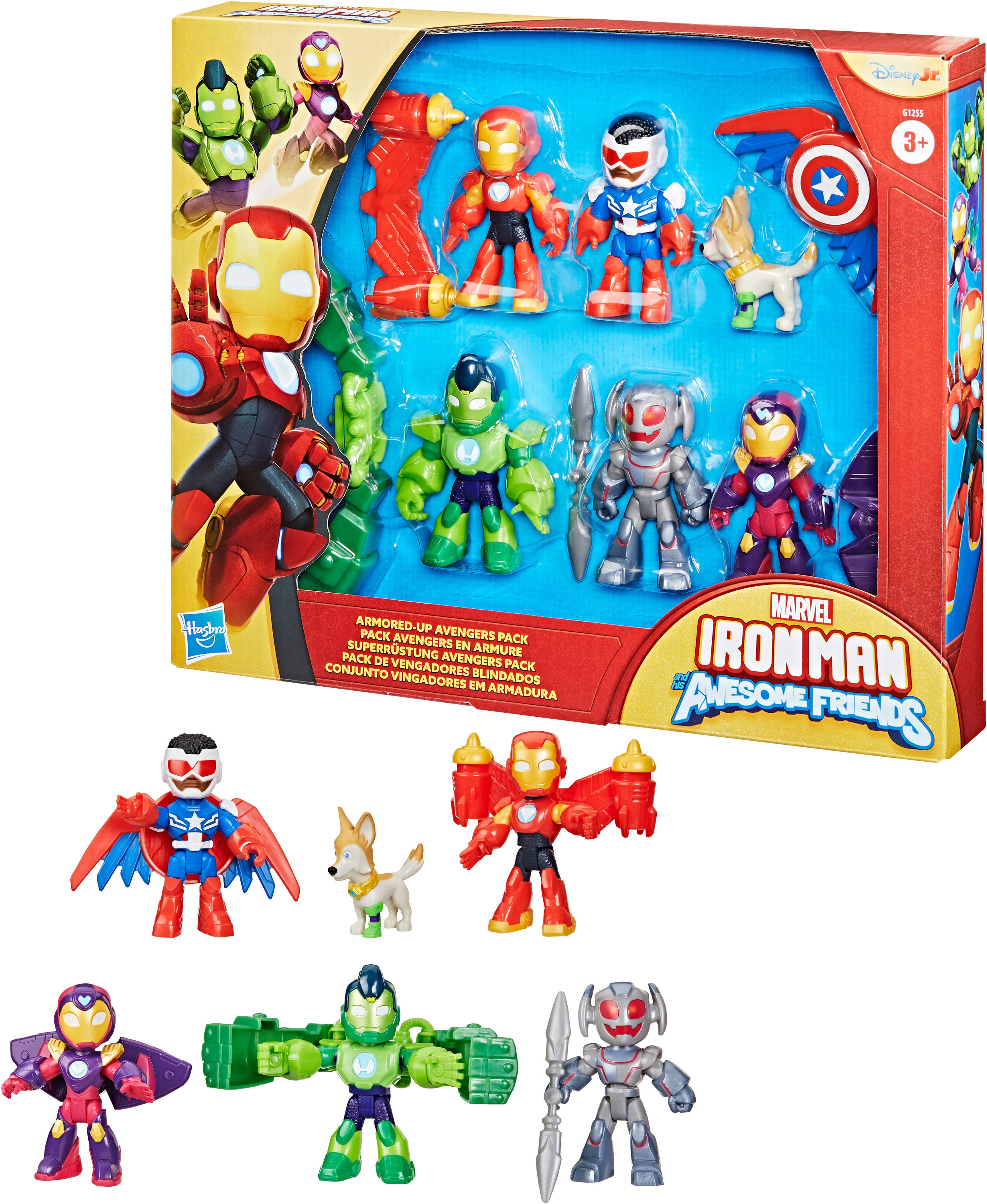 HASBRO Disney Junior Iron Man i Super Ekipa G12555L0 Zestaw figurek ...