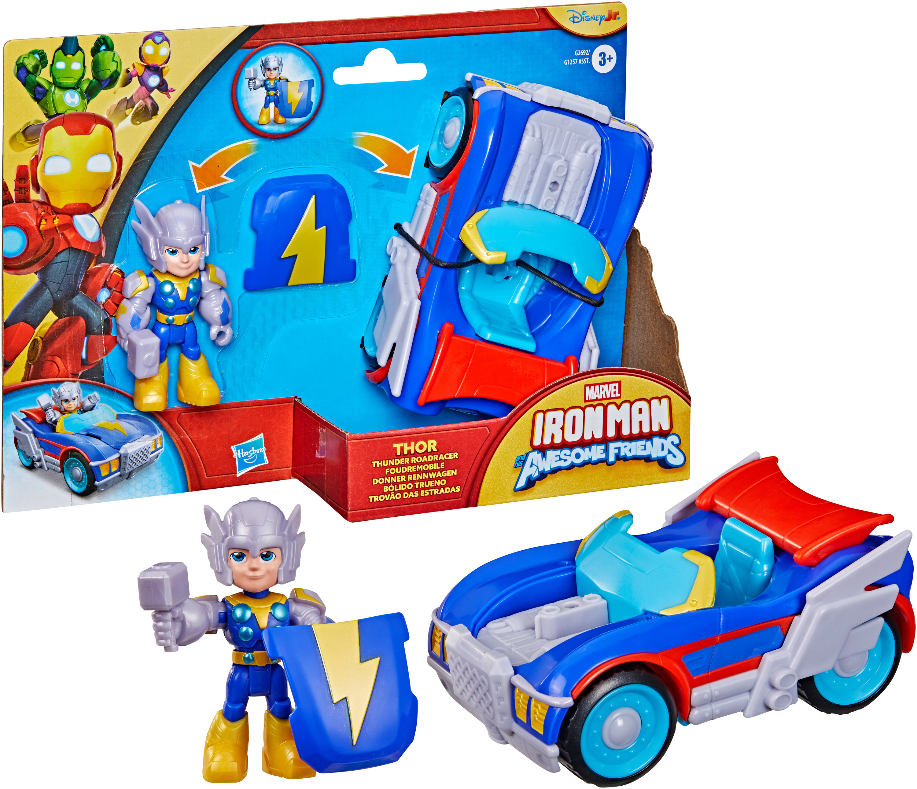 HASBRO Disney Junior Iron Man i Super Ekipa Thor G26925X0 Figurka ...