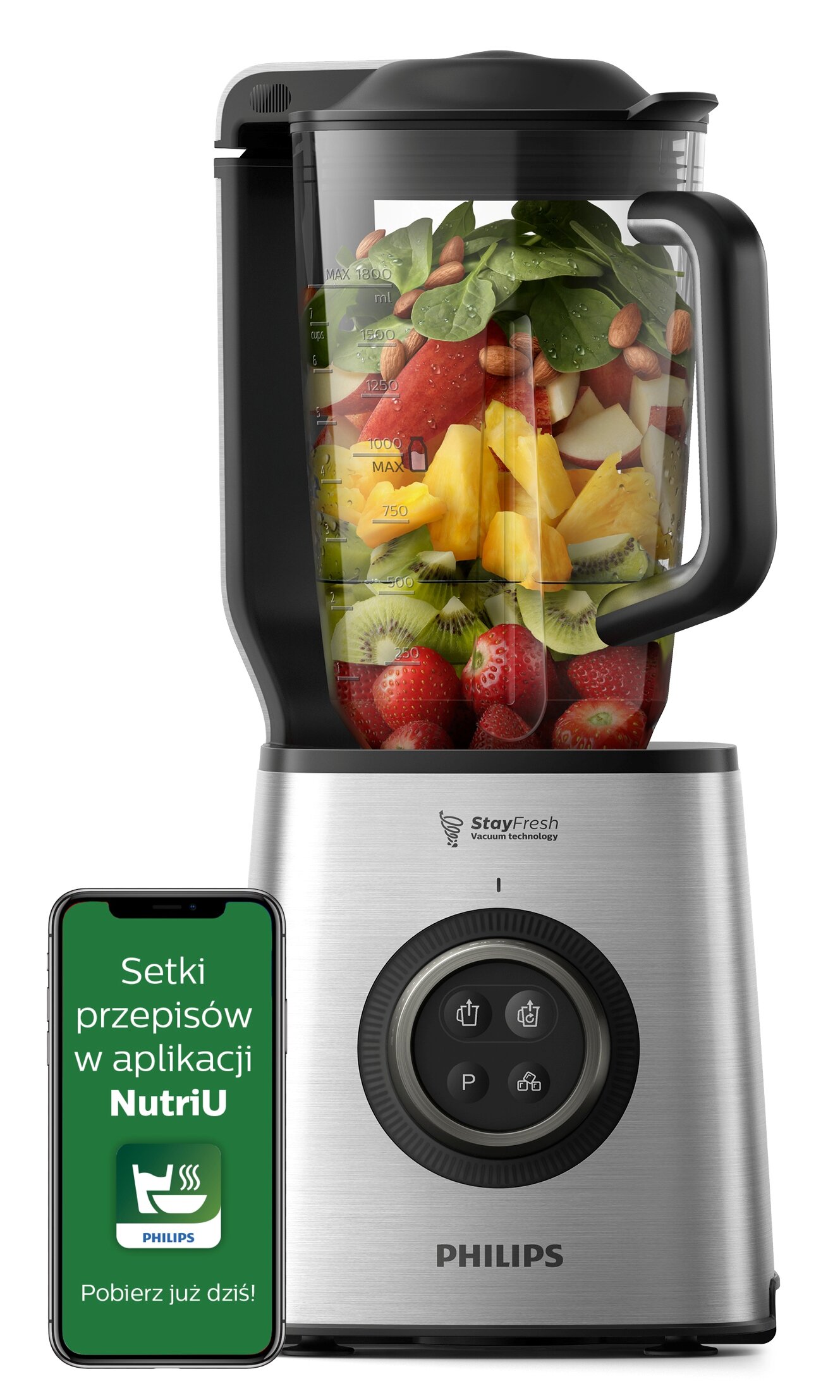 PHILIPS HR3752/00 Blender kielichowy - niskie ceny i opinie w Media Expert