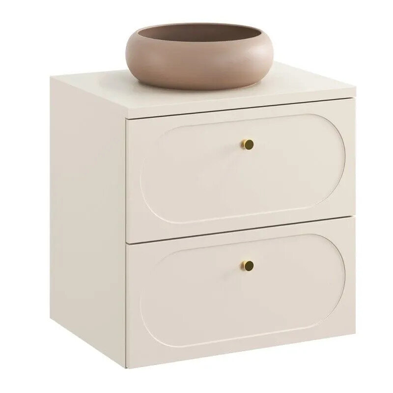 Szafka pod umywalkę DONNA SAND 2S 60cm beż piaskowy z umywalką ...