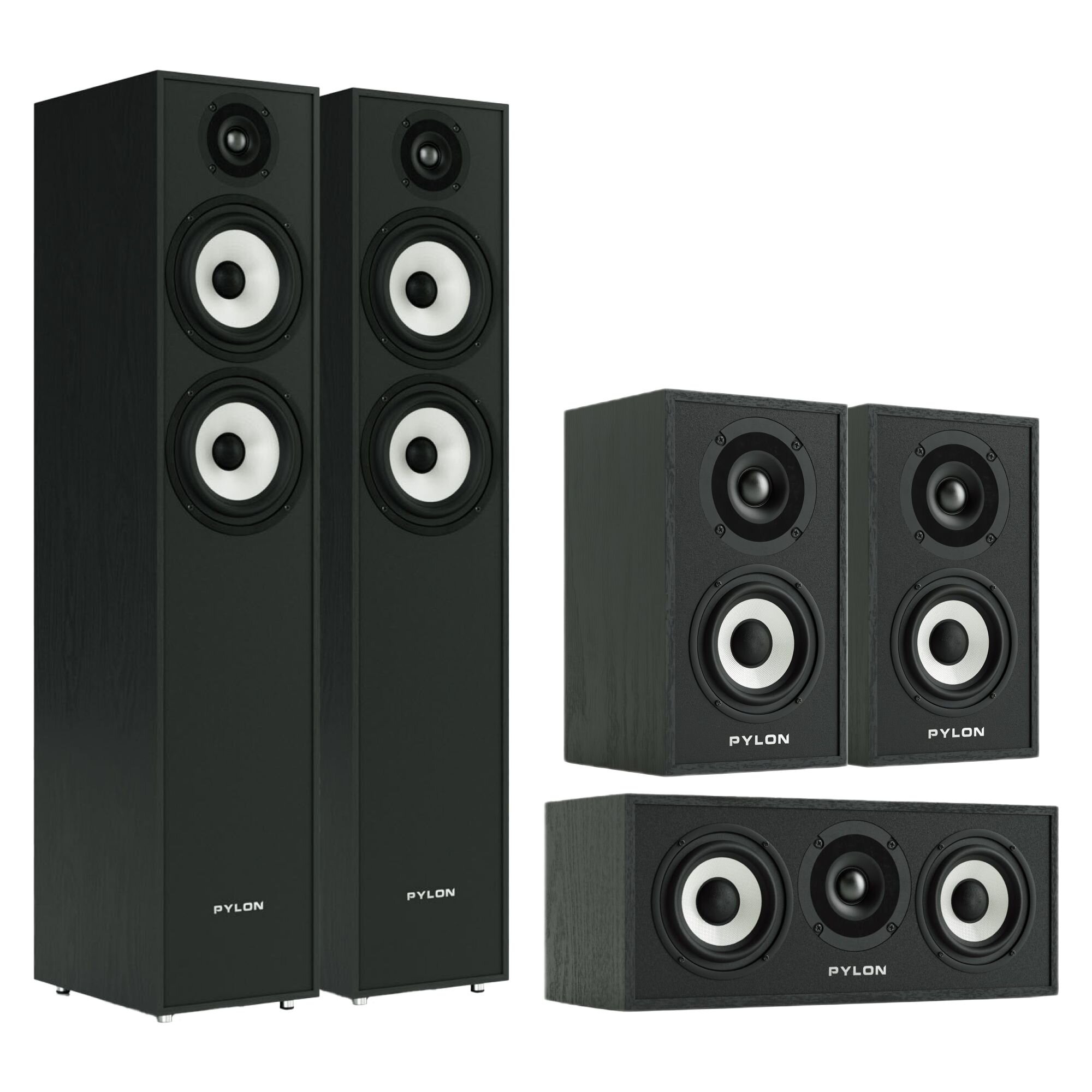 PYLON AUDIO Pearl 25 Czarny (2 szt.) + Kolumny głośnikowe PYLON AUDIO ...