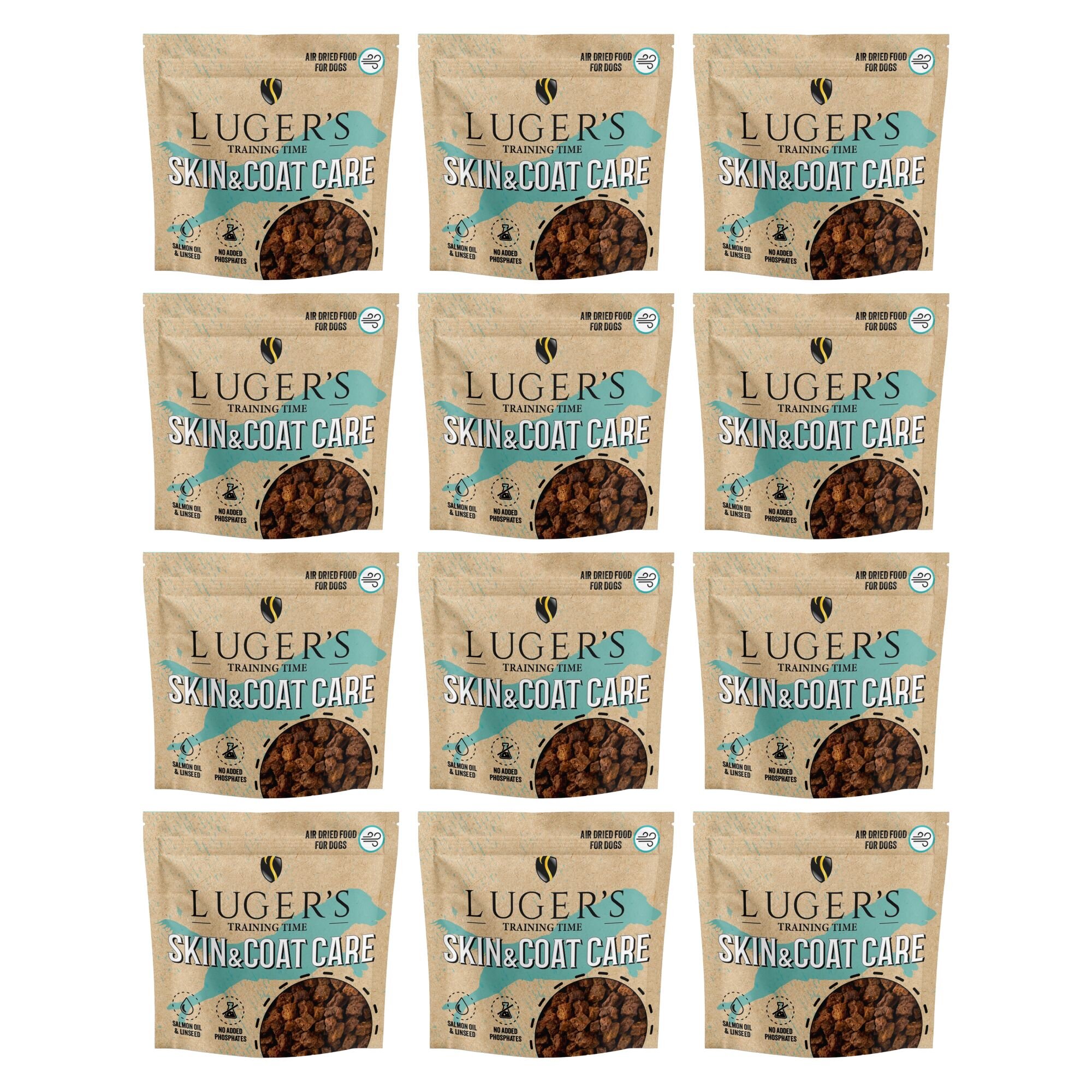 LUGER'S Training Time Skin and Coat Care 12 x 130 g Przysmak dla psa ...