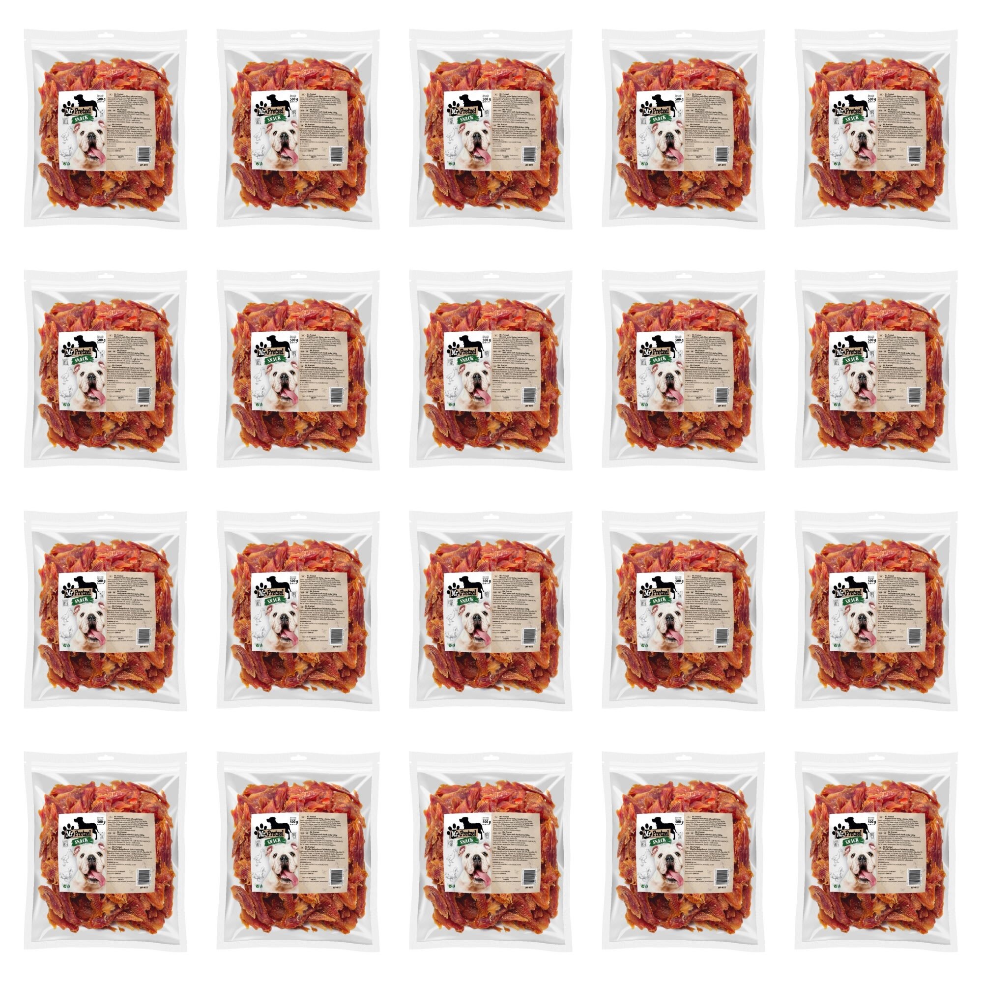 MR. PRETZEL Miękkie małe filety z kaczki 20 x 500 g Przysmak dla psa ...