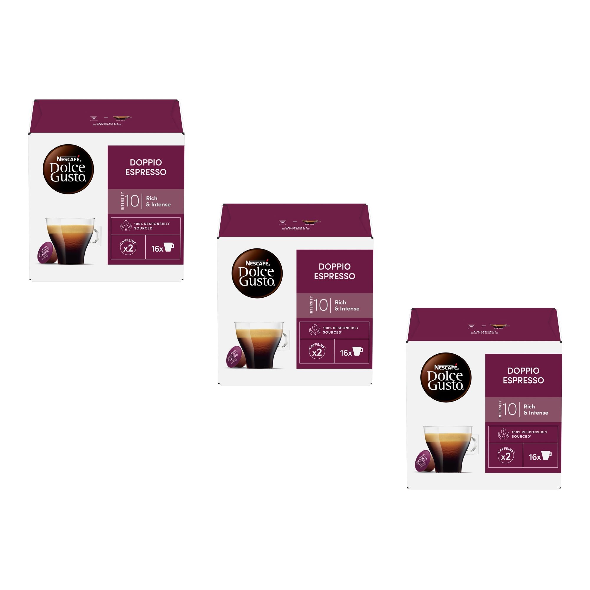 Kapsułki NESCAFE Doppio Espresso do ekspresu Nescafe Dolce Gusto (48 ...