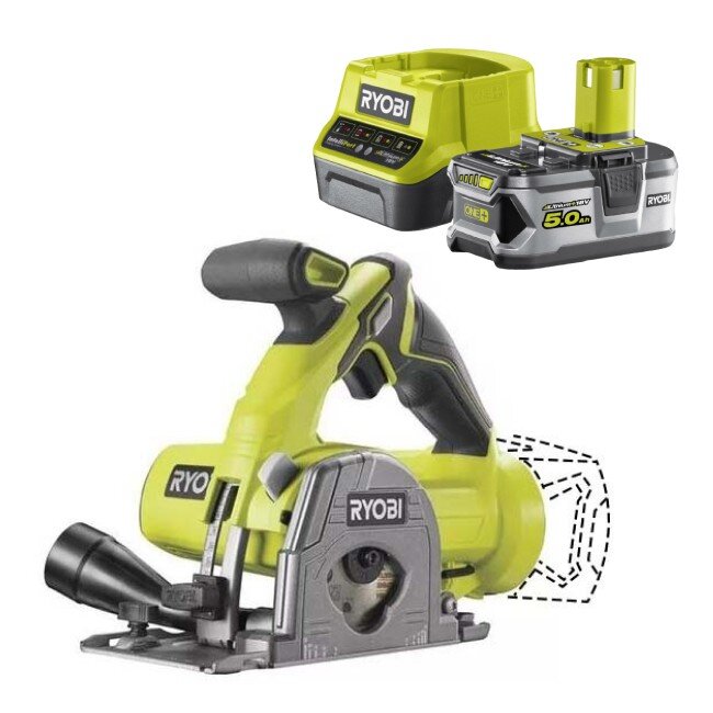 RYOBI R18MMS-0 + Akumulator RYOBI RC18120-150 5Ah 18V + Ładowarka ...