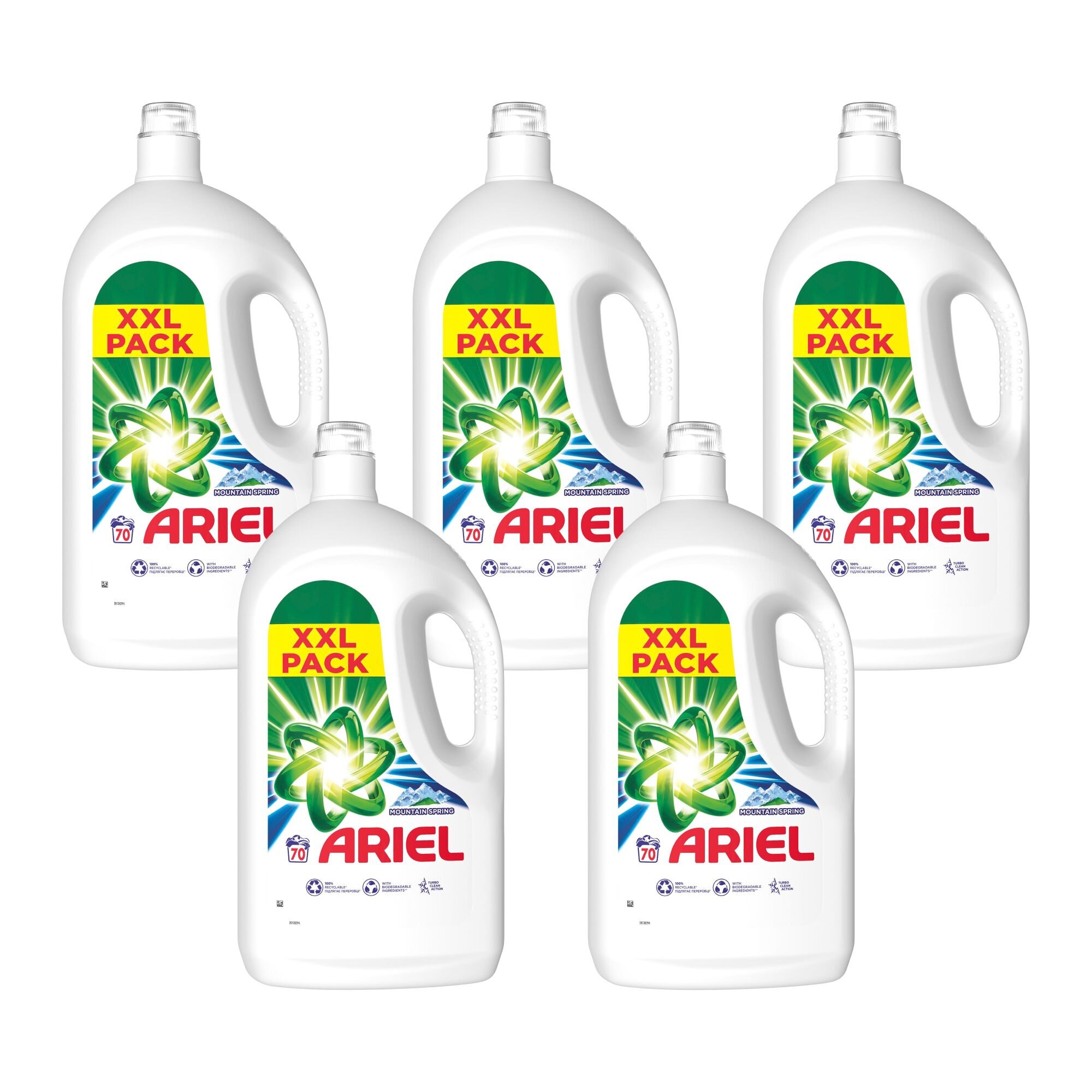ARIEL Mountain Spring 5 x 3500 ml Płyn do prania - niskie ceny i opinie ...