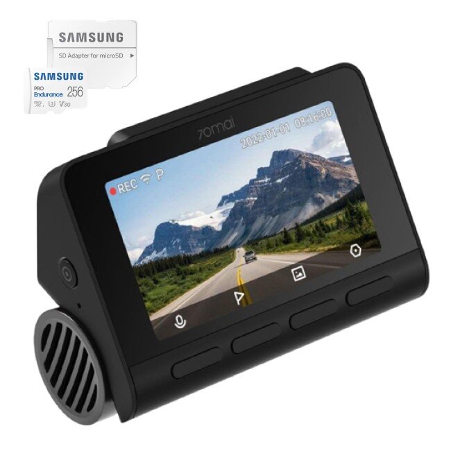70MAI 4K A810 HDR + Karta pamięci SAMSUNG Pro Endurance microSDXC 256GB ...