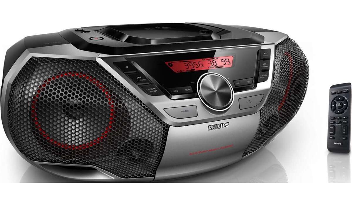 PHILIPS AZ700T/12 Czarno-szary Radioodtwarzacz - ceny i opinie w Media ...